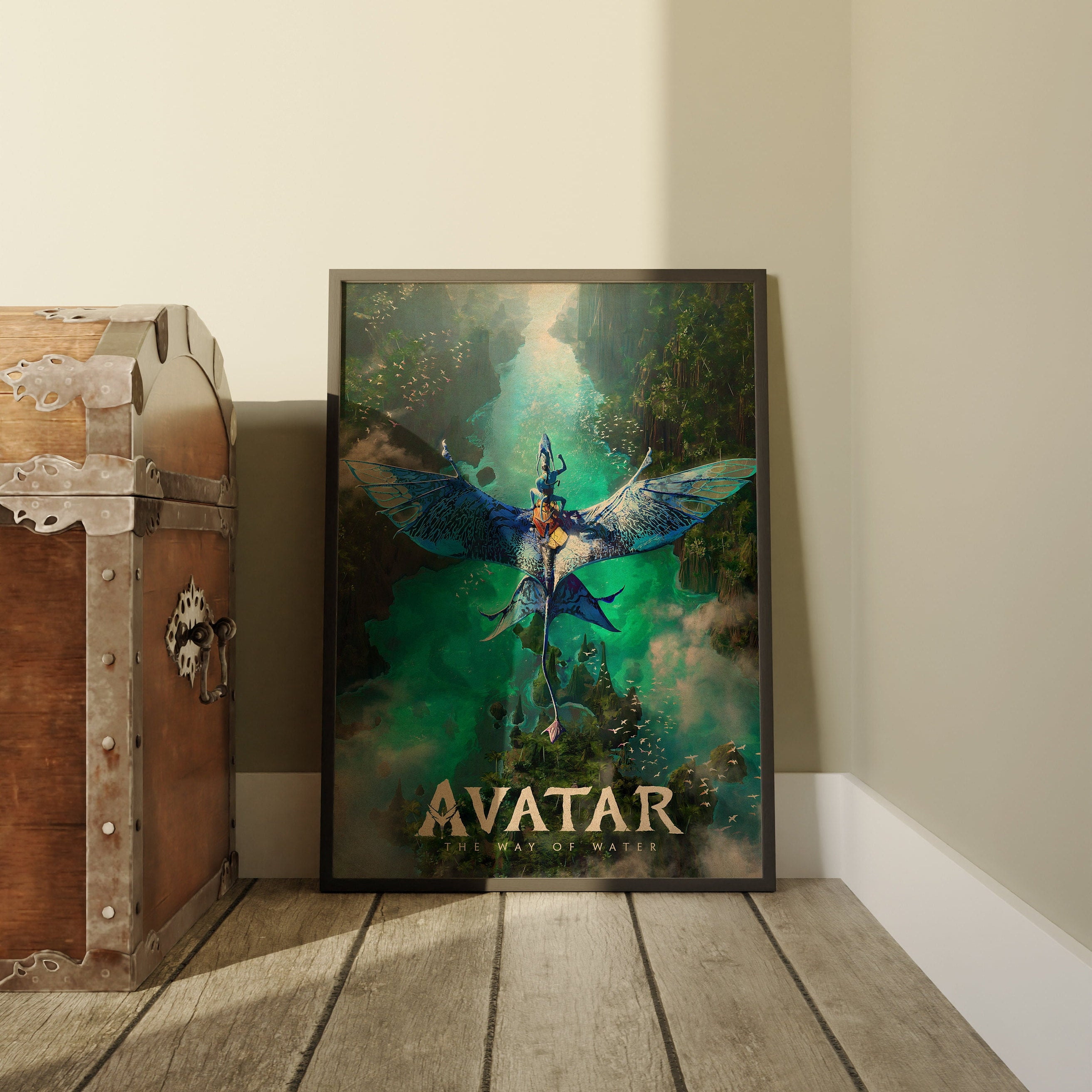 POSTER Avatar The Way of Water Poster, Jake Sully Wall Art, Kraft Paper ...