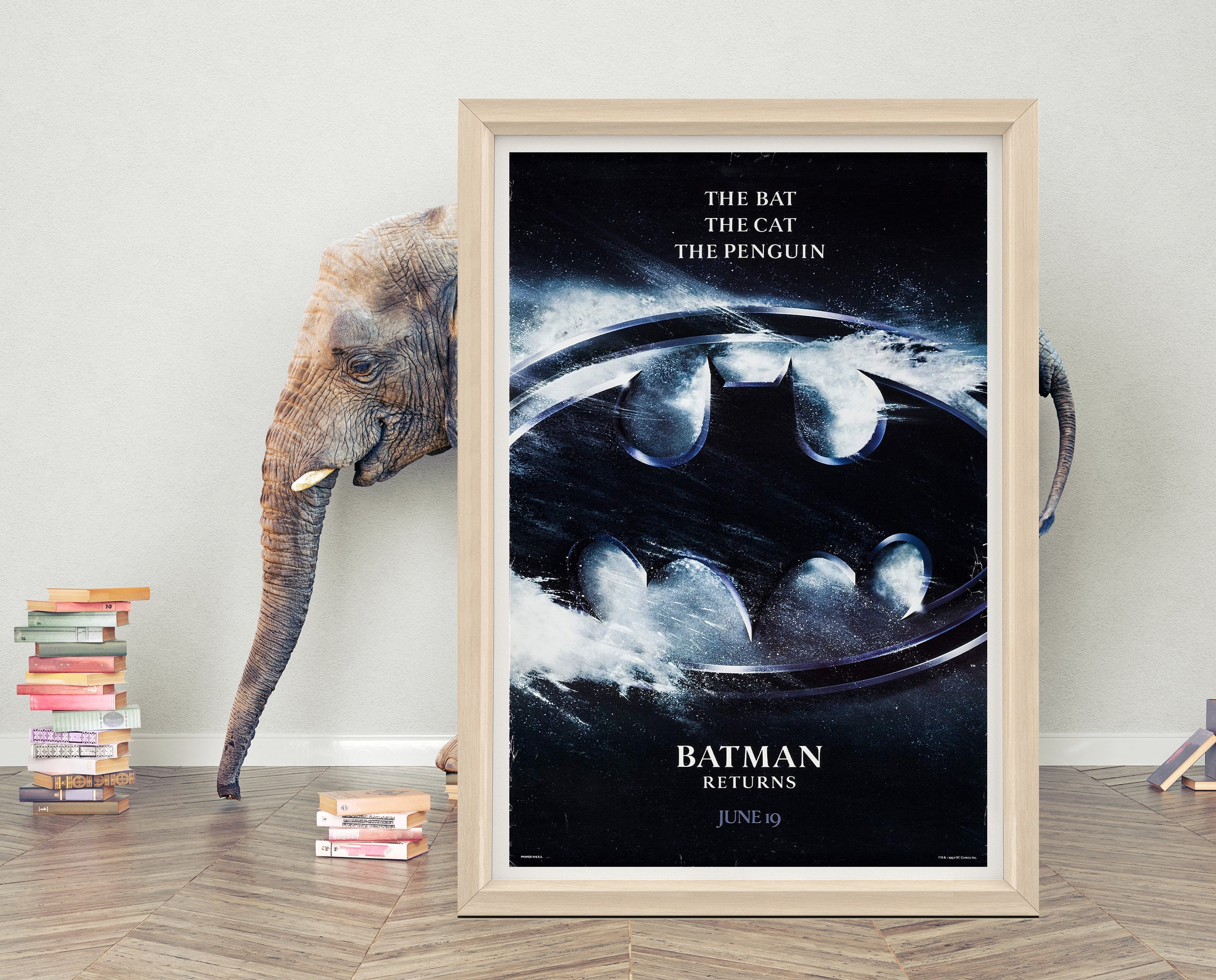 POSTER BATMAN RETURNS Movie Poster| High Quality Silk Cloth Poster ...