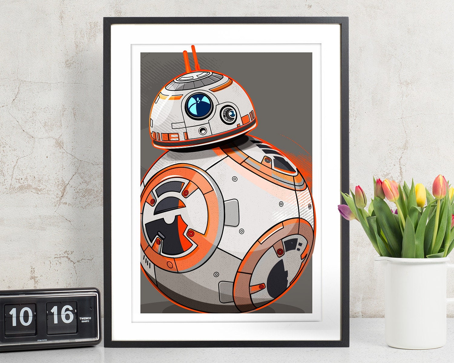 POSTER BB8 - Star Wars - The Force Awakens, Star Wars Poster, BB8 Print ...