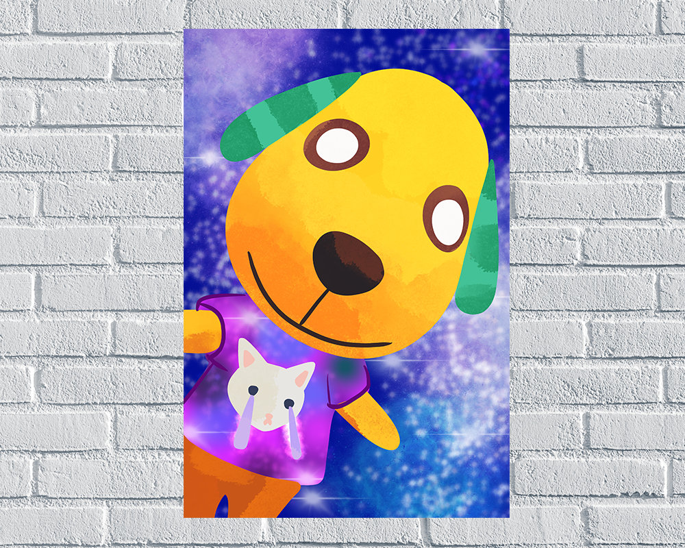 POSTER BISKIT Animal Crossing New Horizons Harv's Island Villager ...