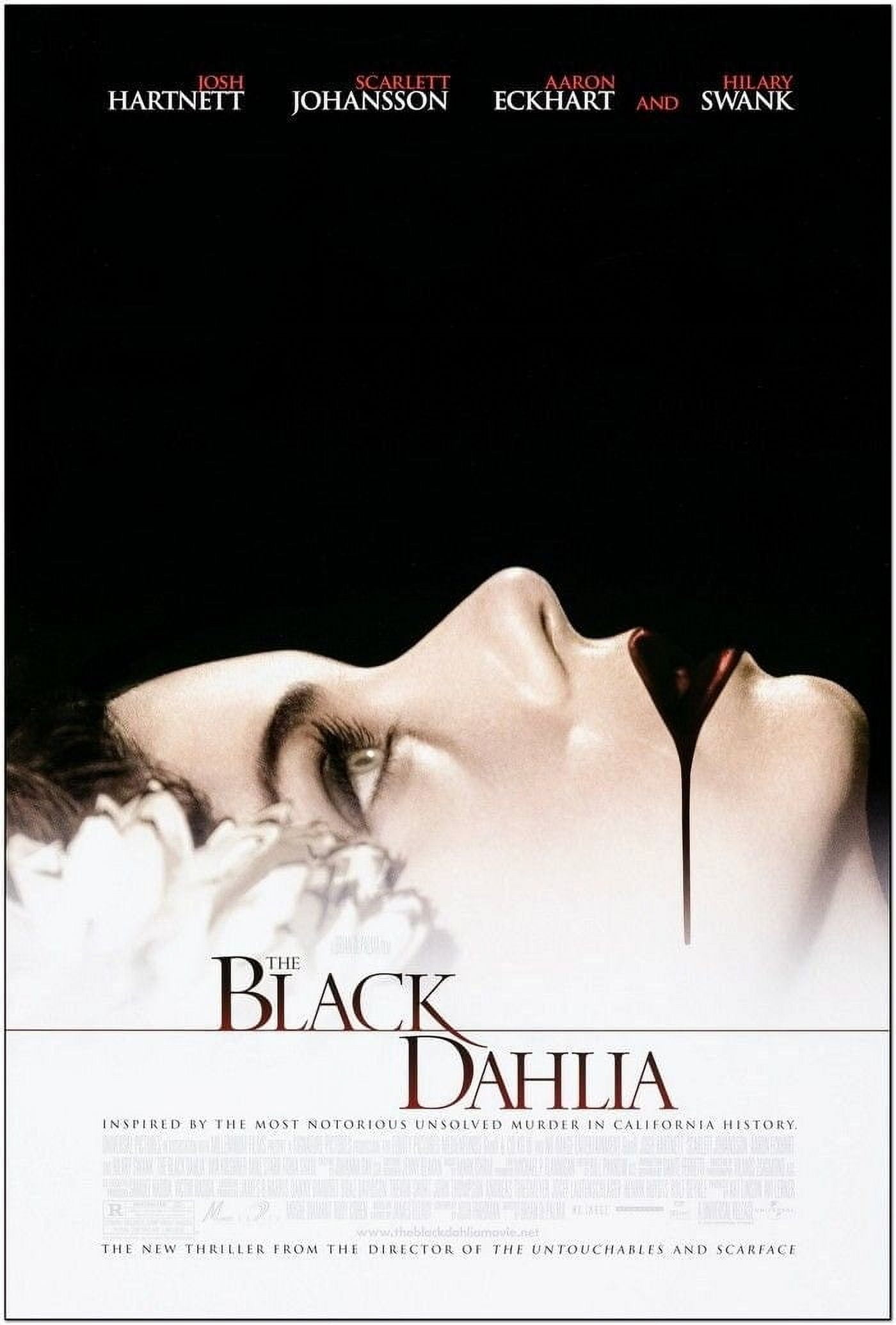 POSTER BLACK DAHLIA - 2006 - Original movie poster - Josh Hartnett, Scarlett Johansson, Hilary ...