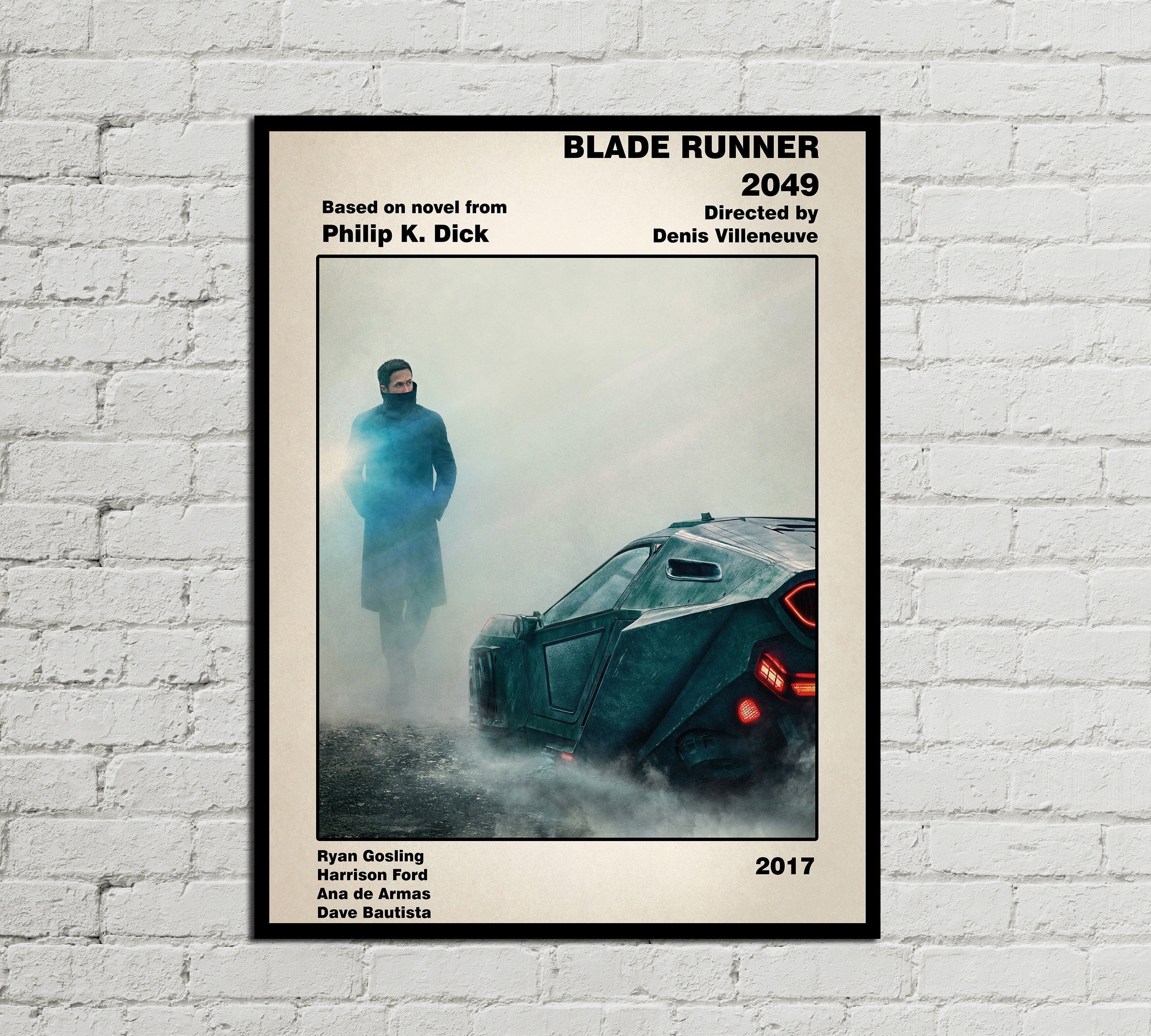 POSTER BLADE RUNNER - Movie Poster - Blade Runner Poster - Minimalist ...