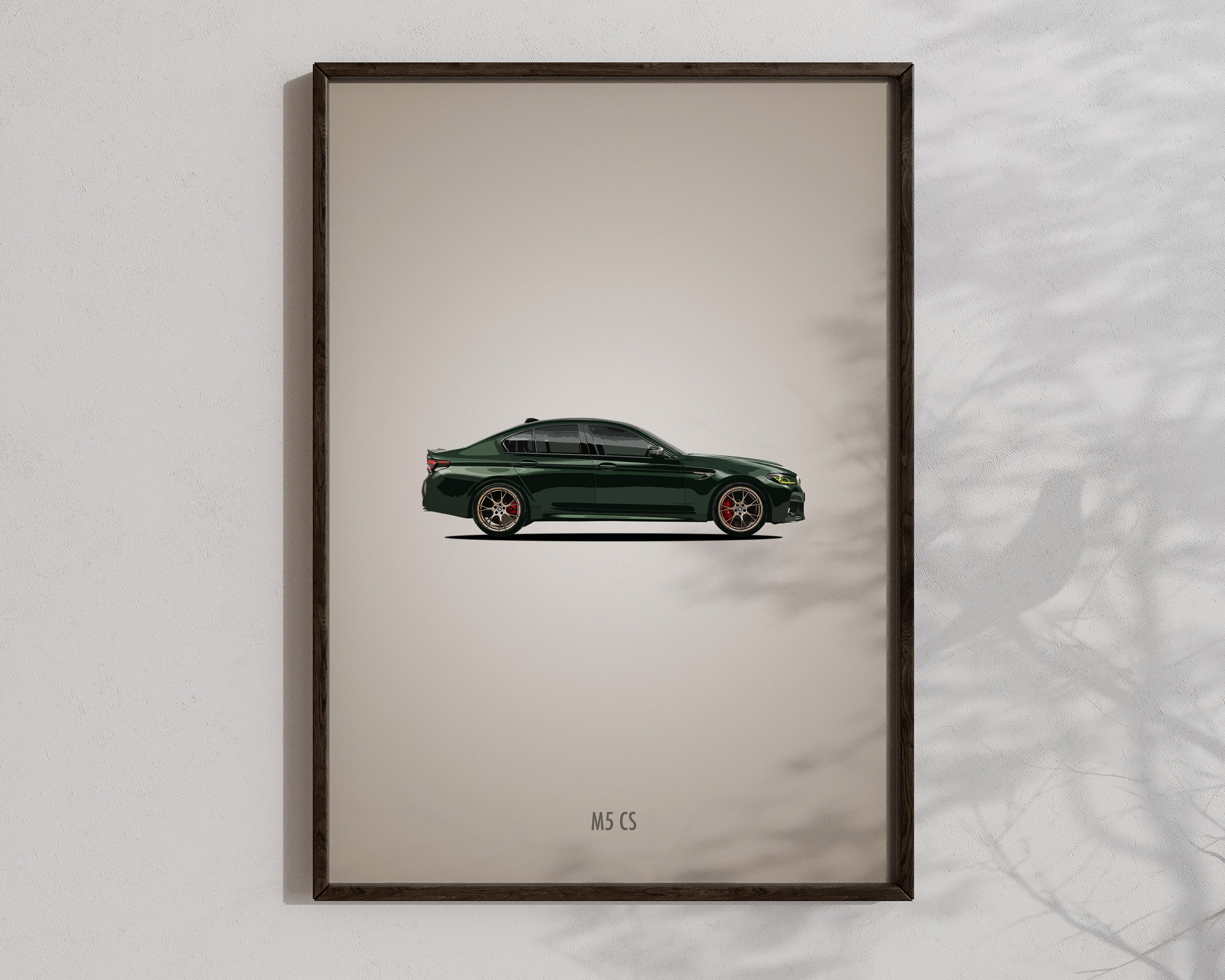 POSTER BMW M5 CS Wall Art | BMW M5 Poster | Sports Car Decoration ...