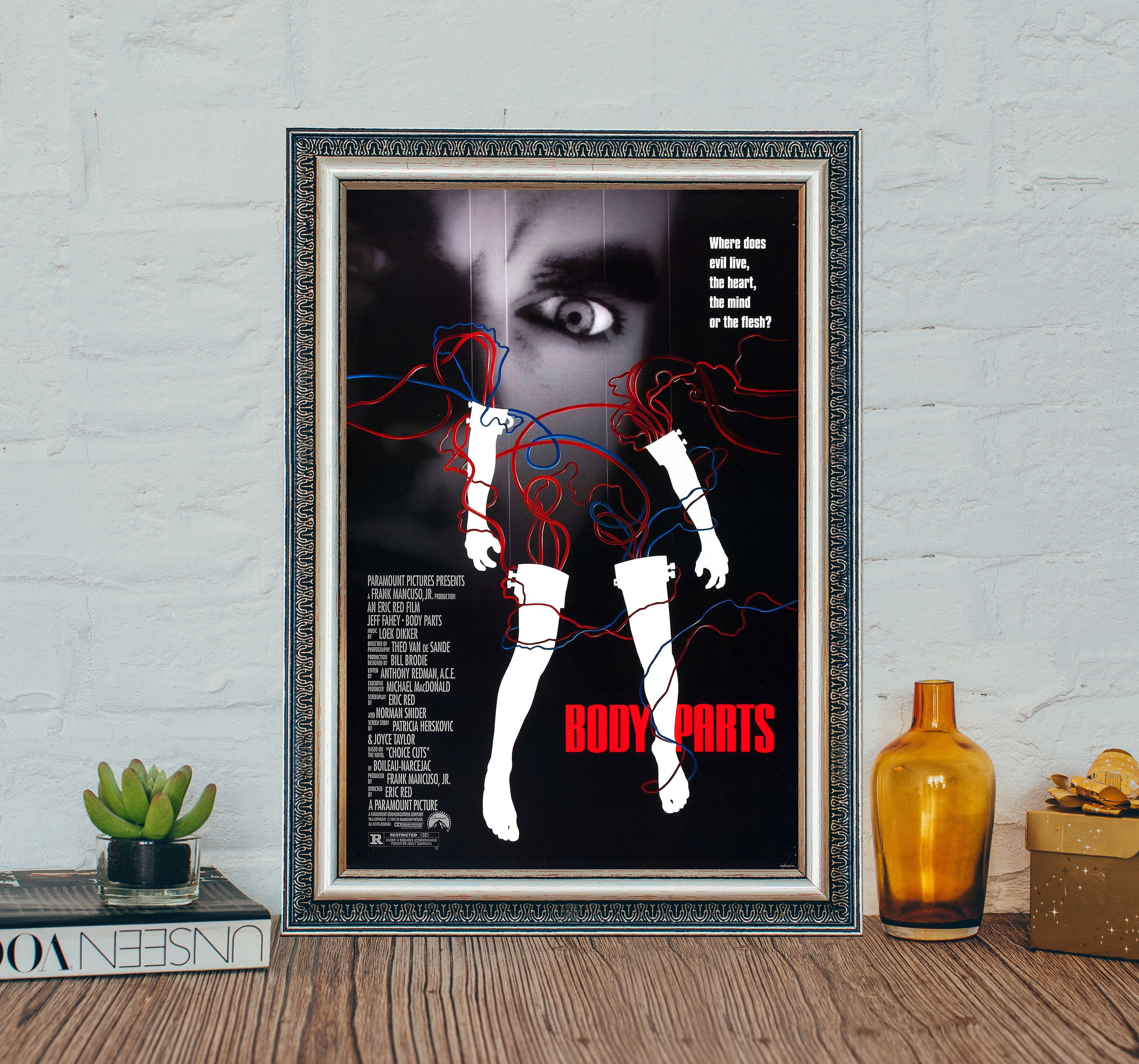 POSTER BODY PARTS Movie Poster, Body Parts Classic Vintage Movie Poster ...