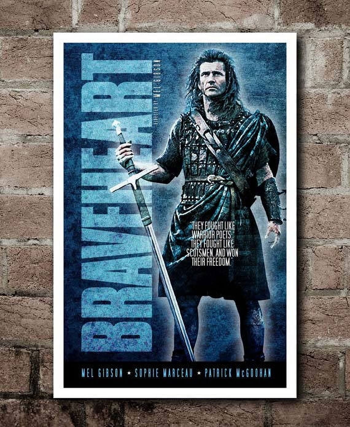 POSTER BRAVEHEART Movie Quote Poster -UNFRAMED - Walmart.com