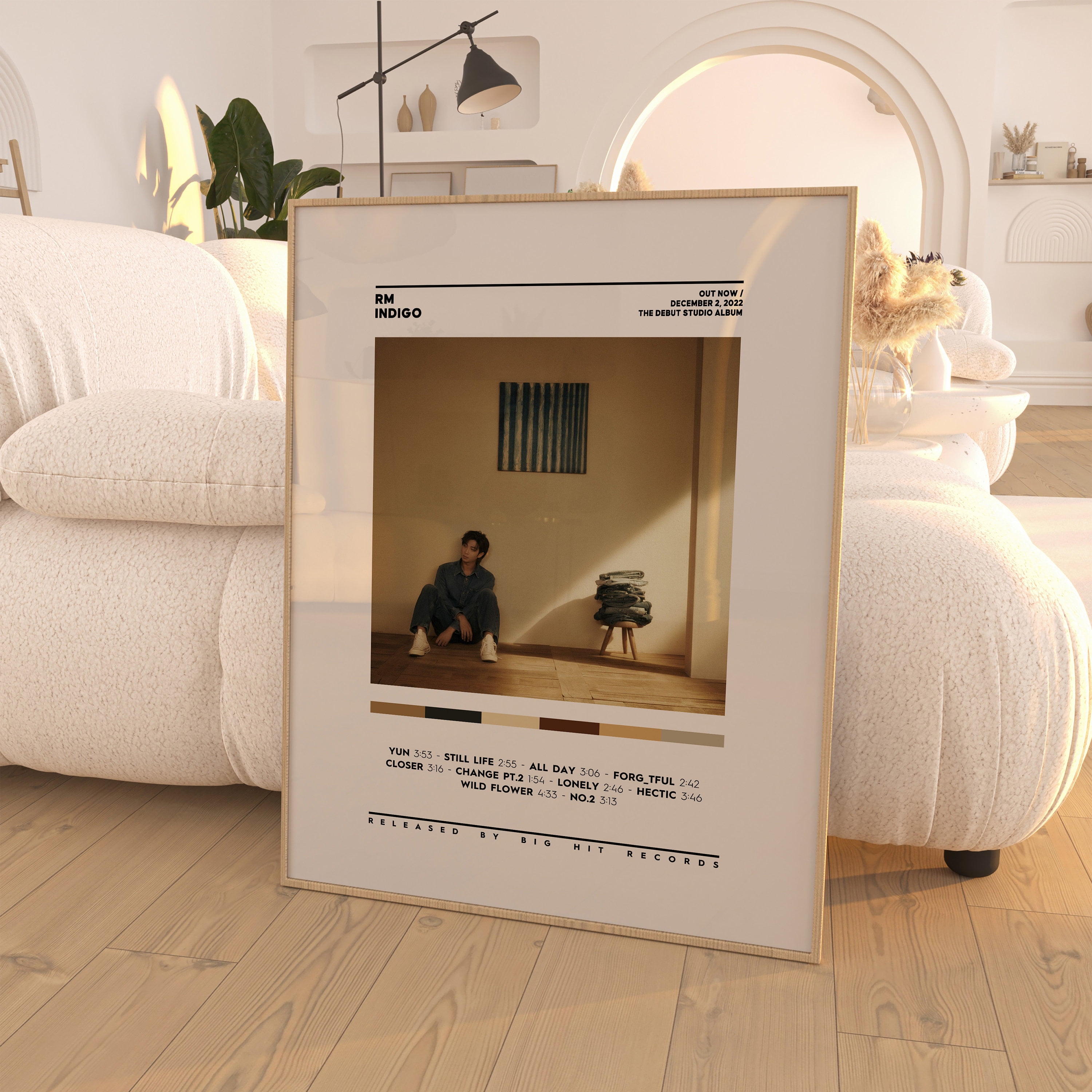 POSTER BTS RM - Indigo Album Poster / Album Cover Poster / Room Decor ...