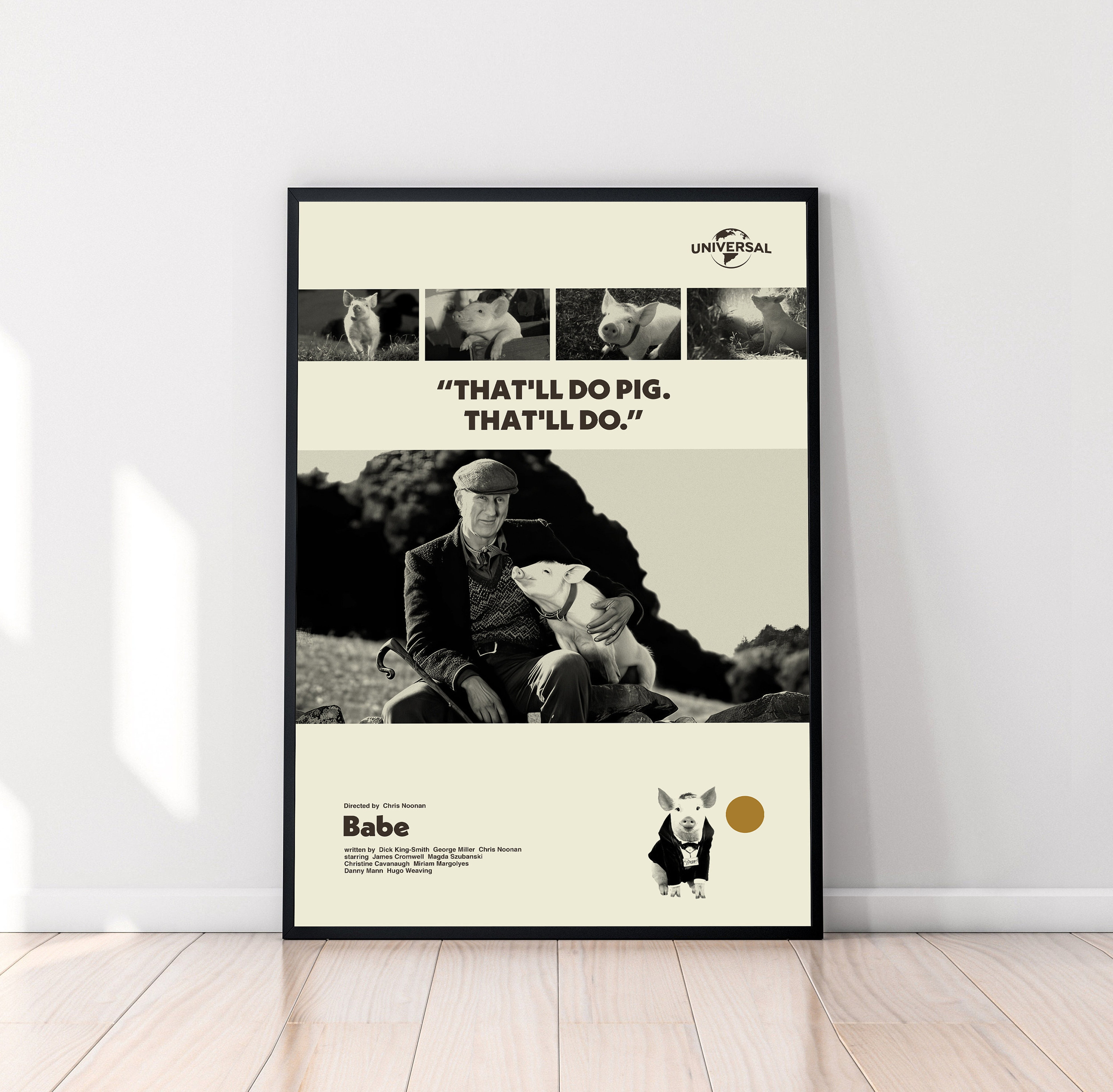 POSTER Babe Poster, Babe Movie Poster, Chris Noonan, Movie Poster ...