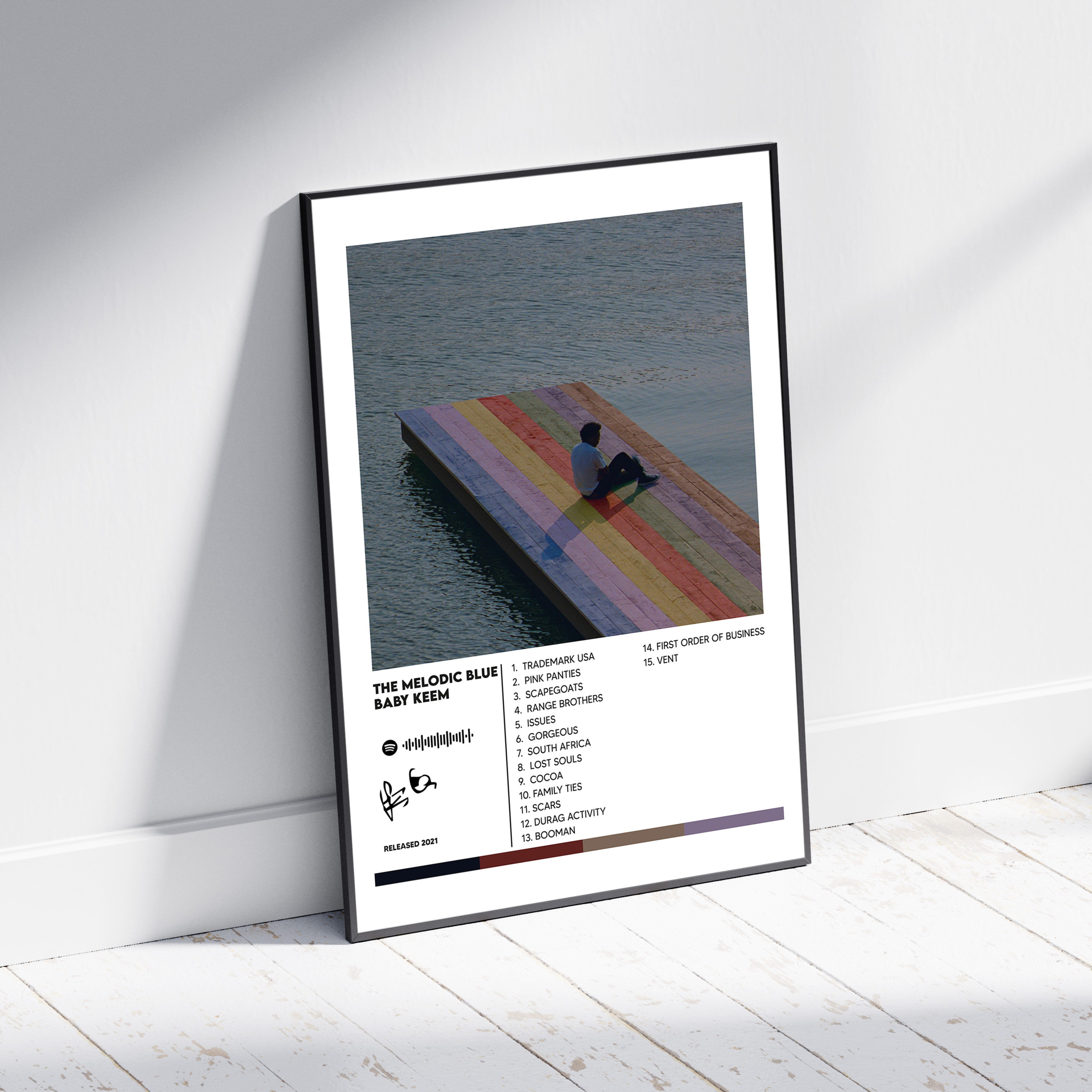 POSTER Baby Keem The Melodic Blue Album Poster - Premium Minimalist ...
