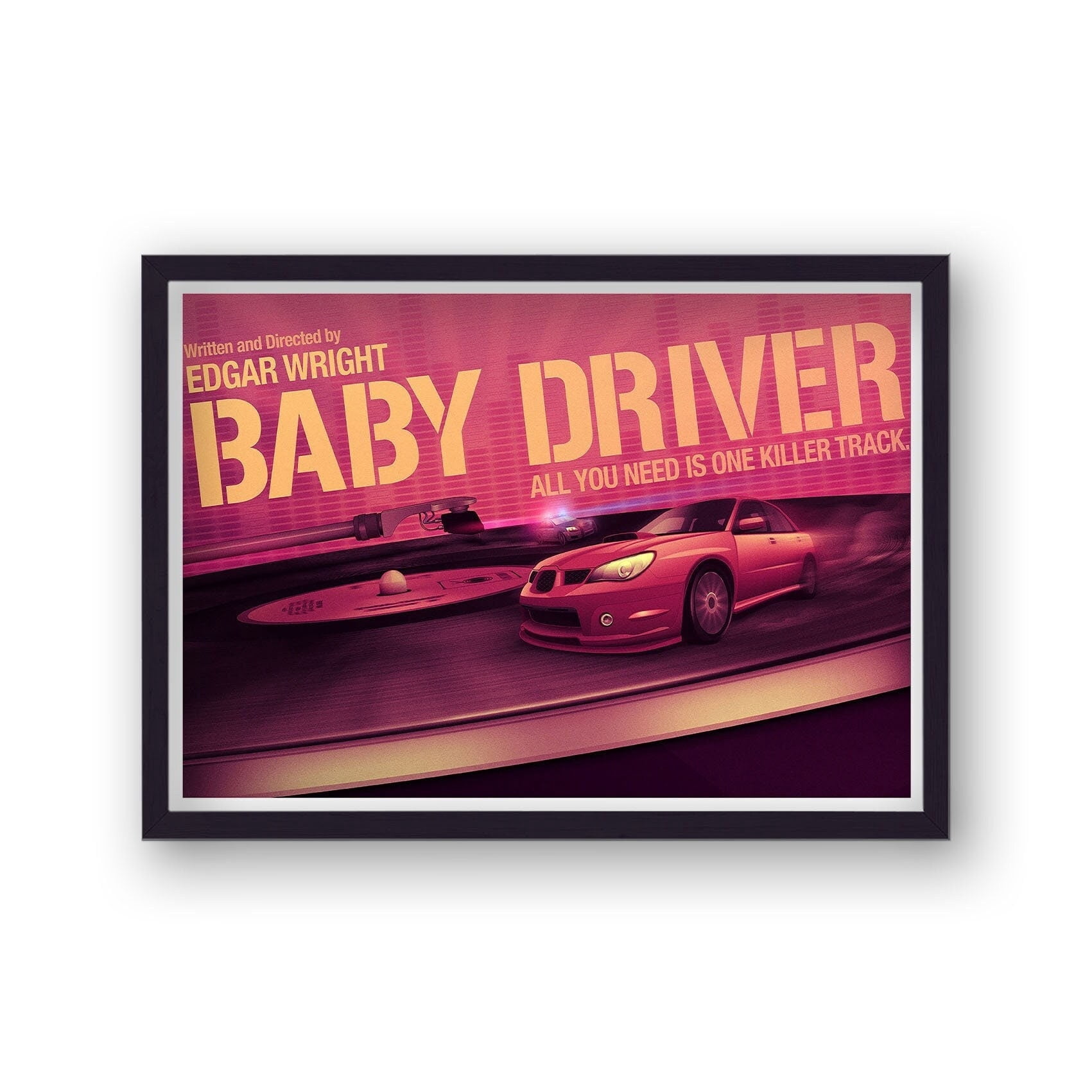 POSTER Baby driver v4 reworked movie poster-UNFRAMED - Walmart.com