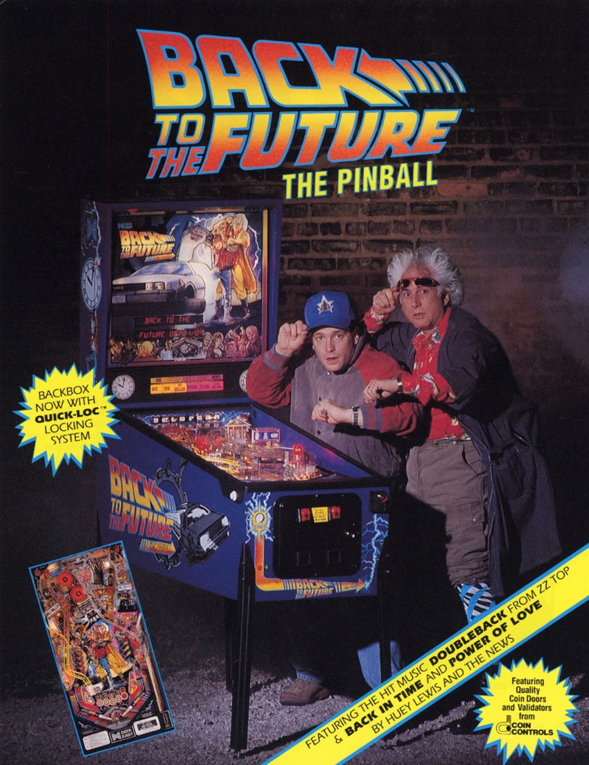 POSTER Back To The Future The Pinball Arcade Poster-12x18-UNFRAMED ...