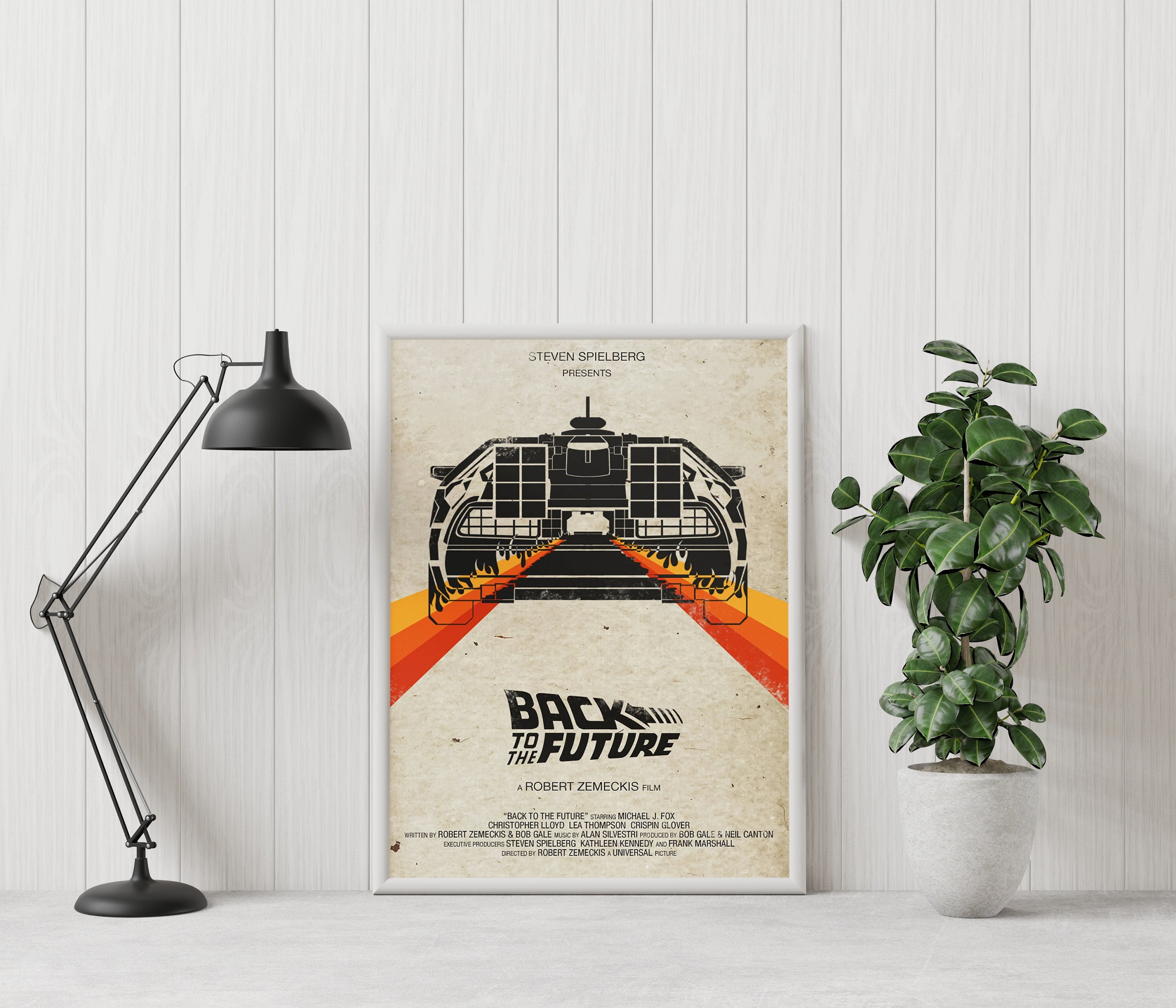 POSTER Back to the Future - Robert Zemeckis - Minimalist Movie Poster ...