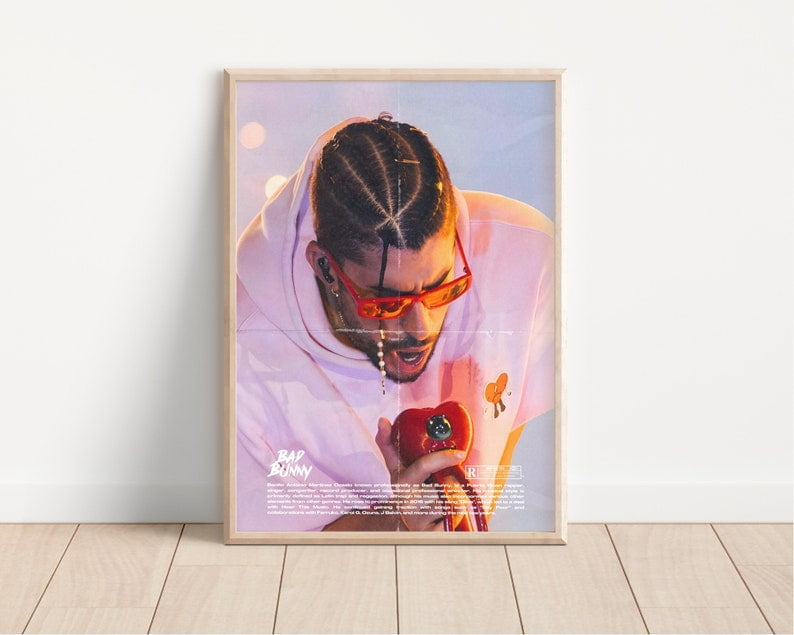 POSTER Bad Bunny Album Poster I Bad Bunny Un Verano Sin Ti Album Art I ...