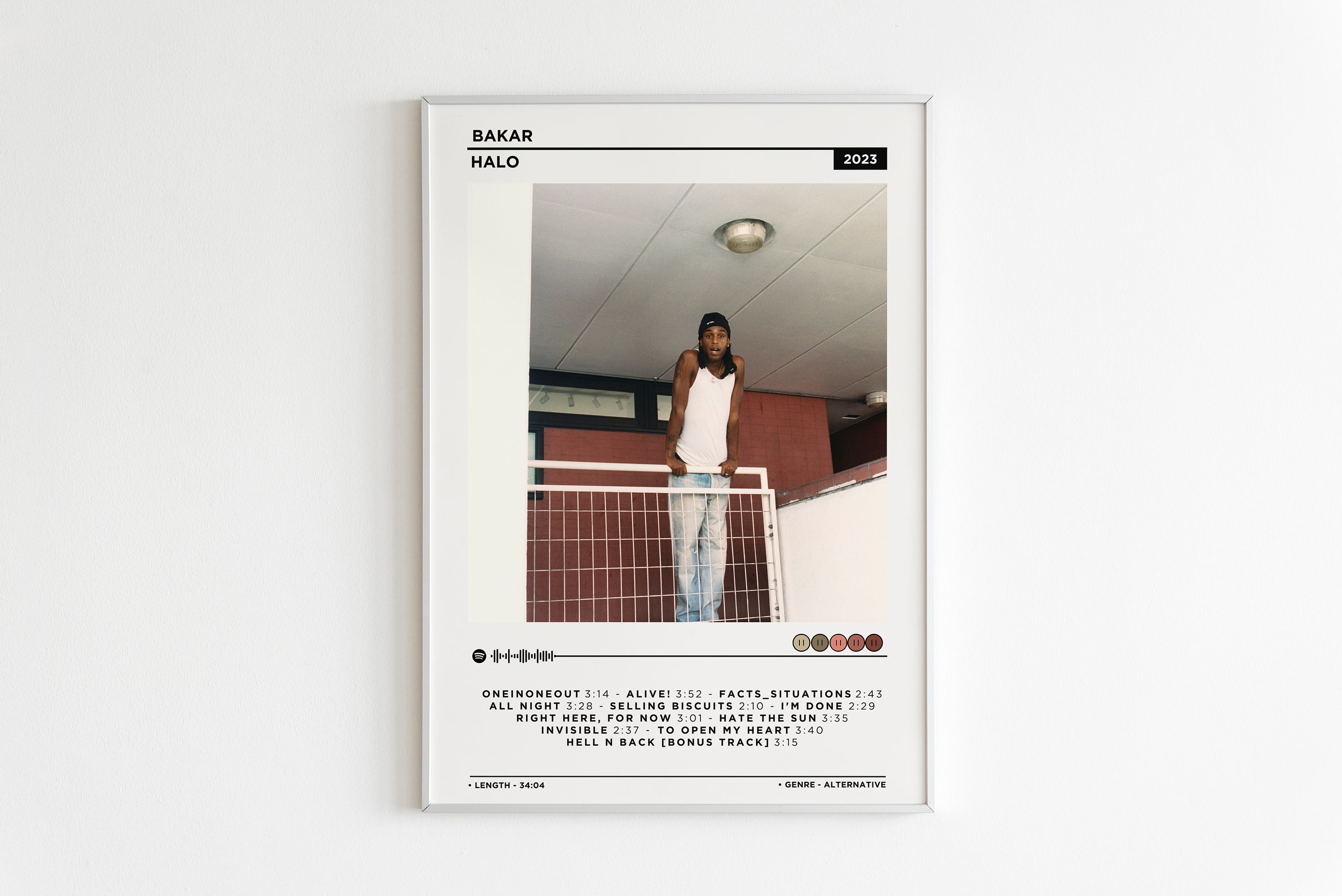 POSTER Bakar - Halo Album Poster / Album Cover Poster / Music Gift ...