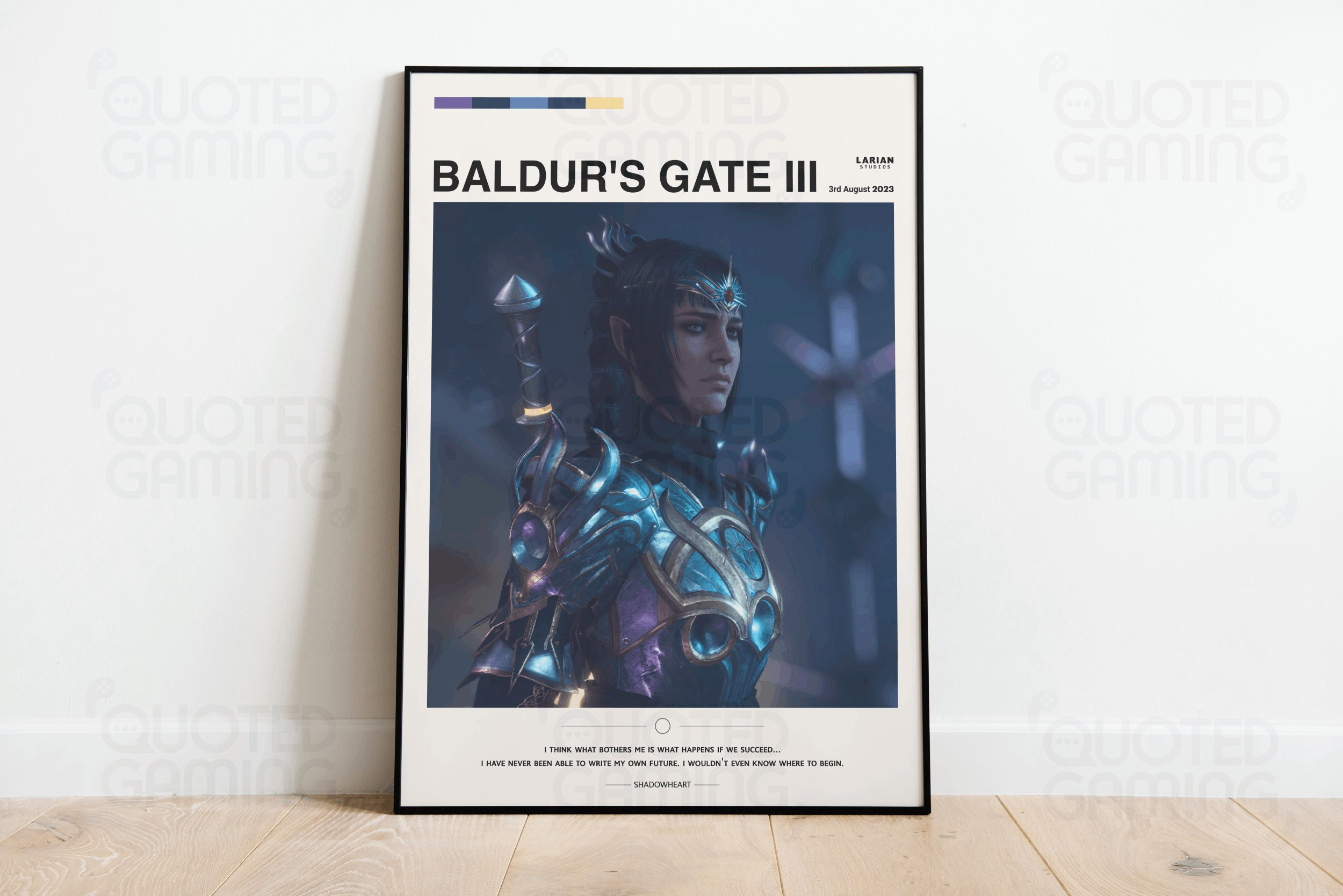 POSTER Baldur's Gate 3 (2023) - Video Game Poster, Minimalist ...