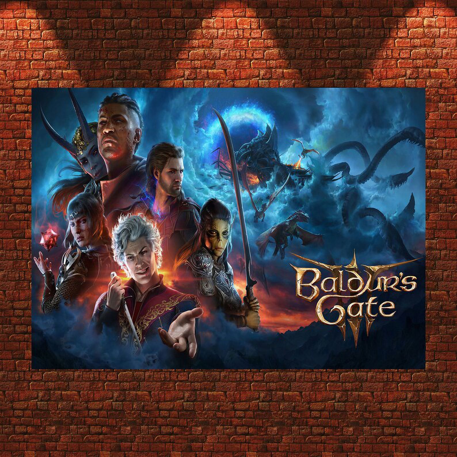 Poster Baldur's Gate 3 Poster - Game Print-UNFRAMED - Walmart.com