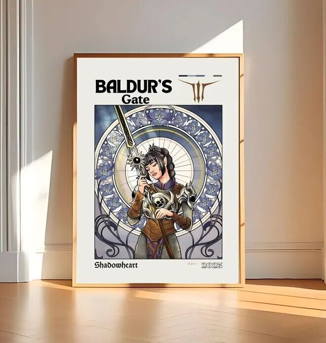 POSTER Baldur's Gate 3 Shadowheart Poster | Gaming Print | Game Room ...