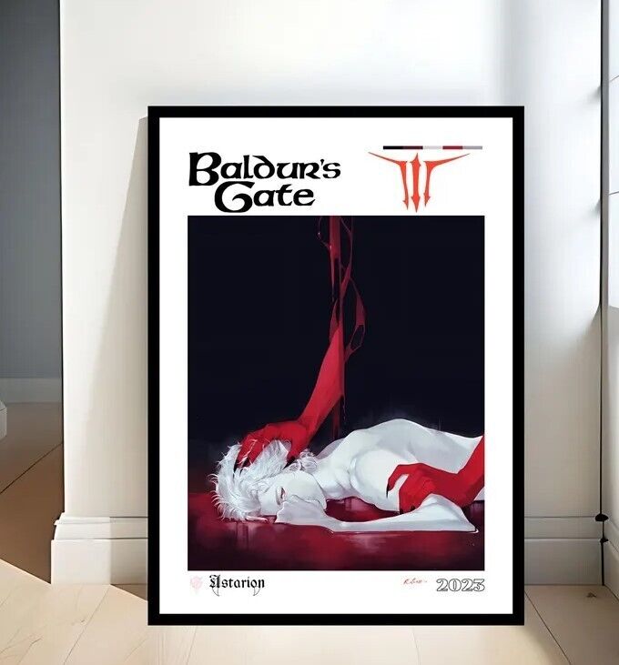 POSTER Baldur's Gate 3 game Poster-Astorion print-Gaming print-Game ...