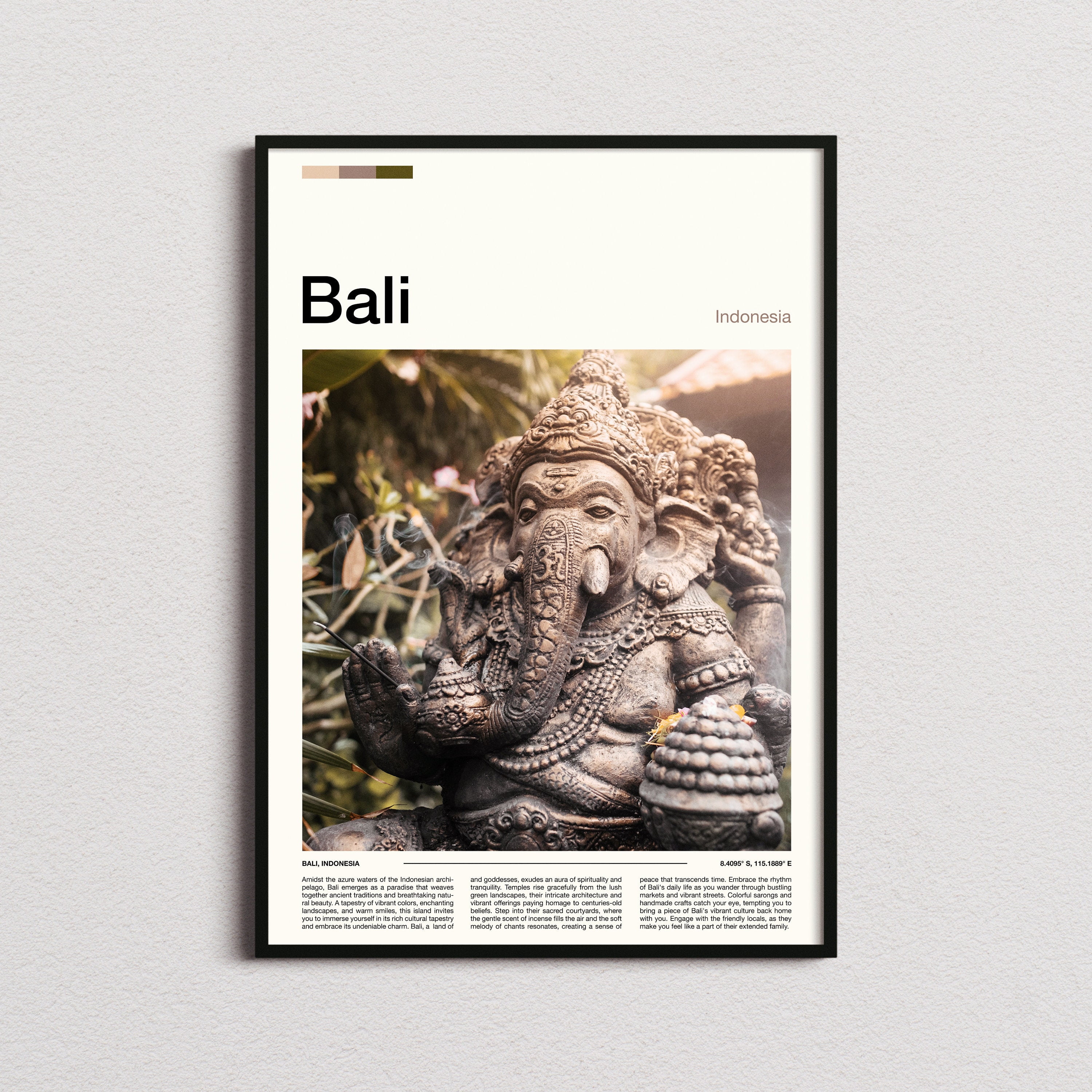 POSTER Bali Print, Bali Poster, Bali Wall Art, Indonesia Art Print ...