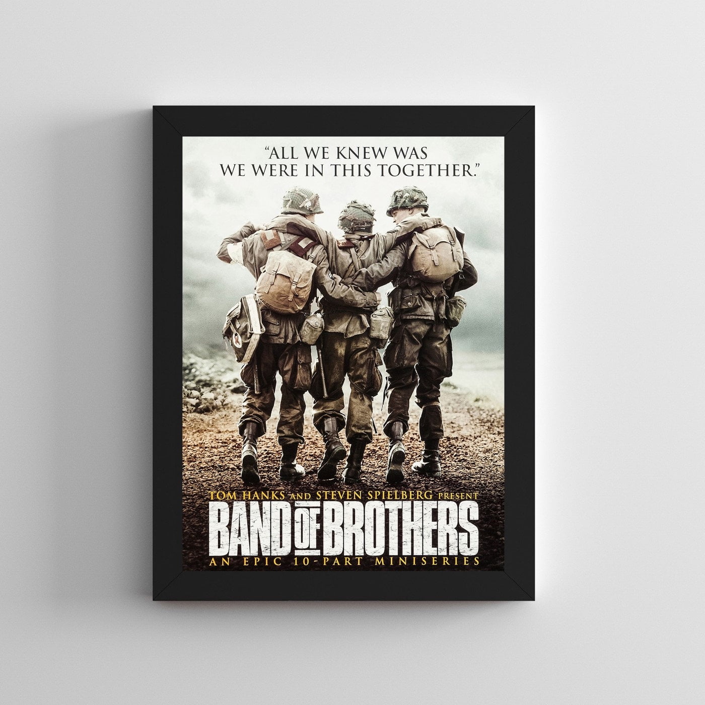 POSTER Band Of Brothers Television / TV Show Series Advertising Poster ...