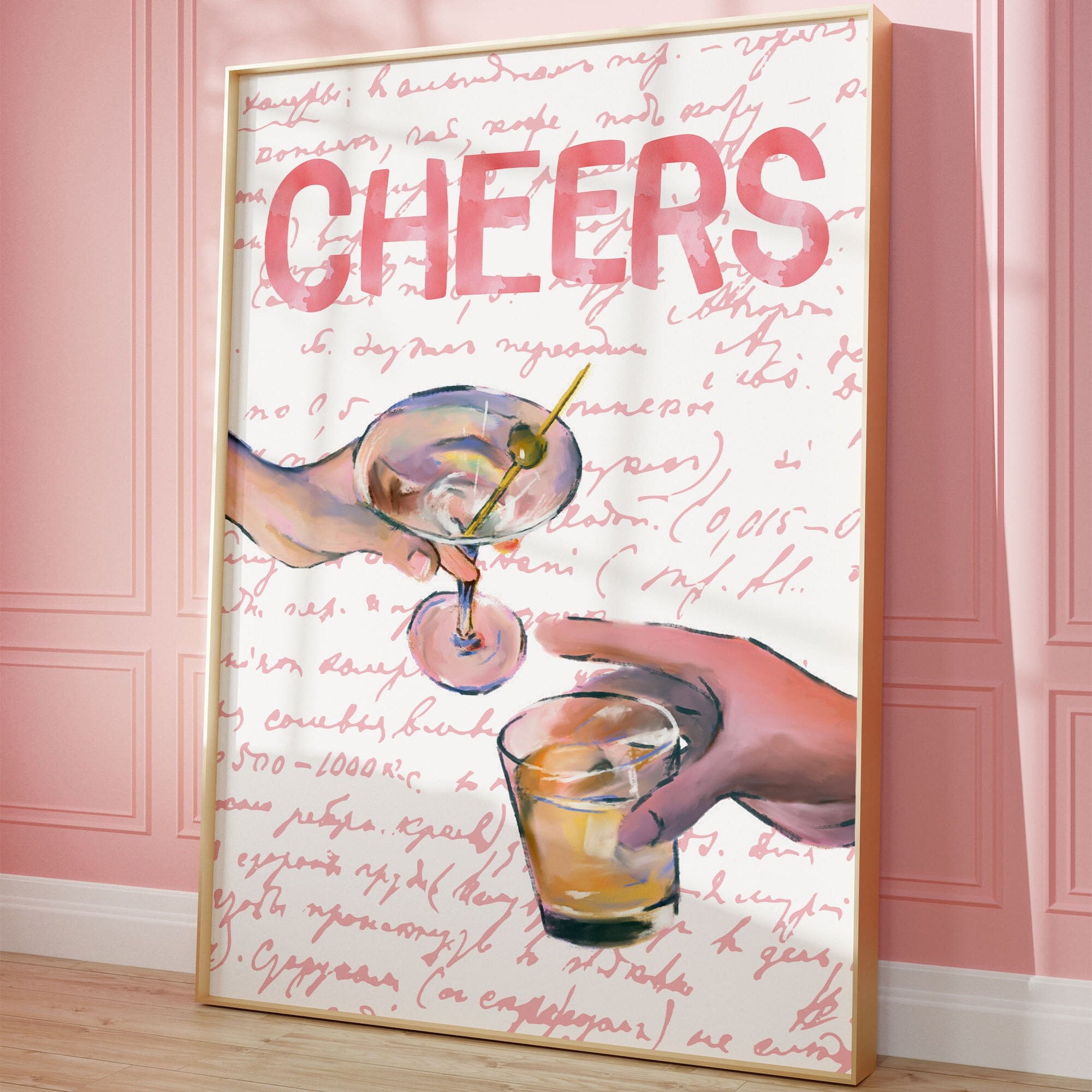 POSTER Bar Cart Wall Art | Dorm Decor | Bar Cart Decor | Y2K Aesthetic ...