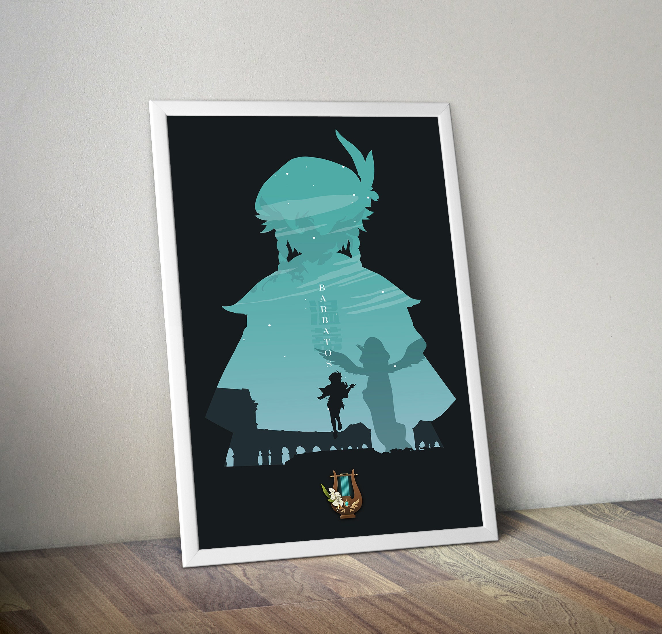 POSTER Barbatos Genshin Impact Genshin Impact Poster Anime Twitch Decor ...