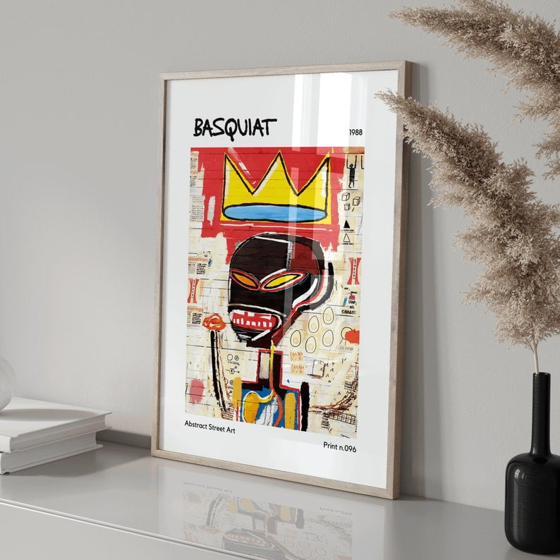 Poster Basquiat, Jean Michel Basquiat, Basquiat print-UNFRAMED ...
