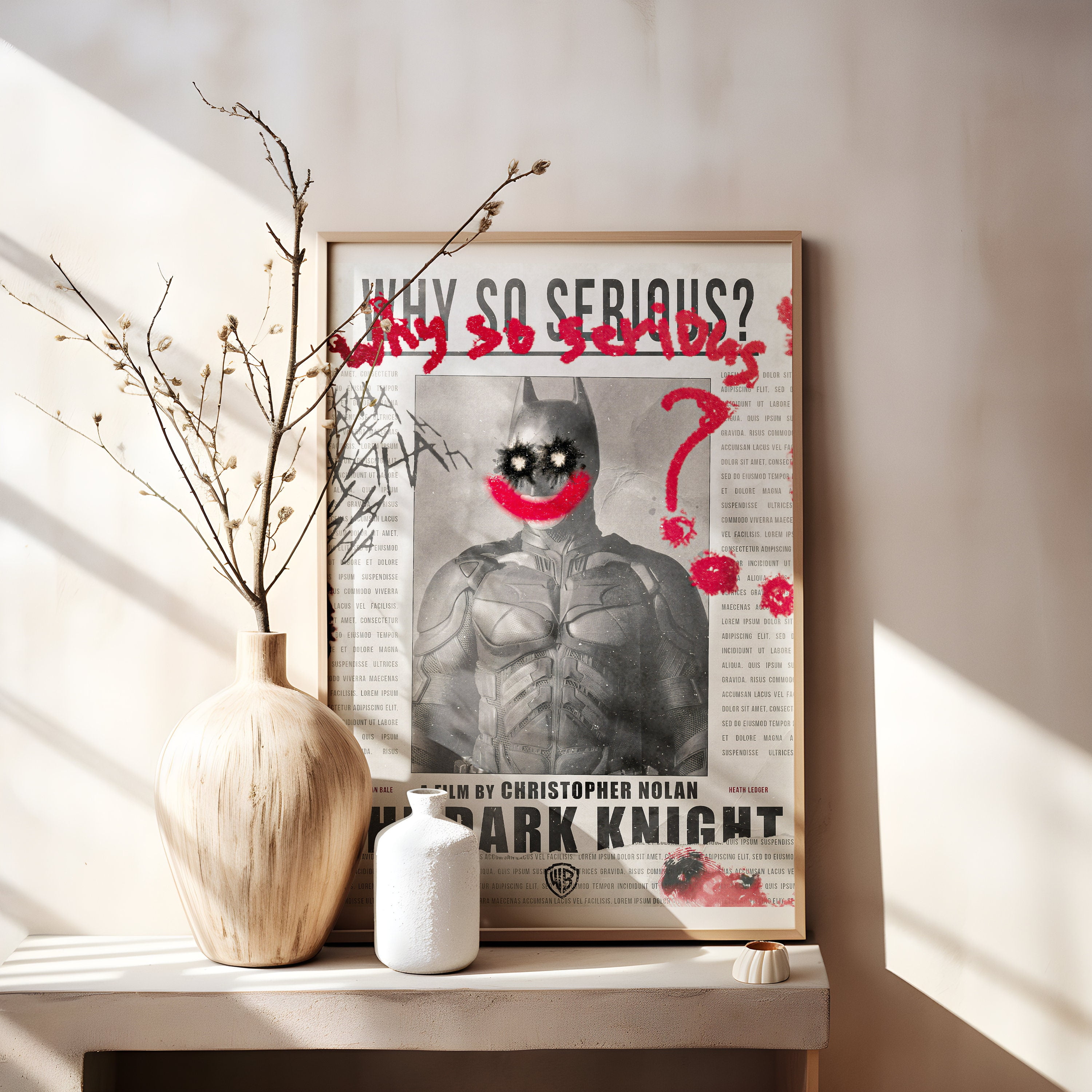 POSTER Batman Poster, Retro Movie Poster, Vintage Poster ,Iconic Batman ...