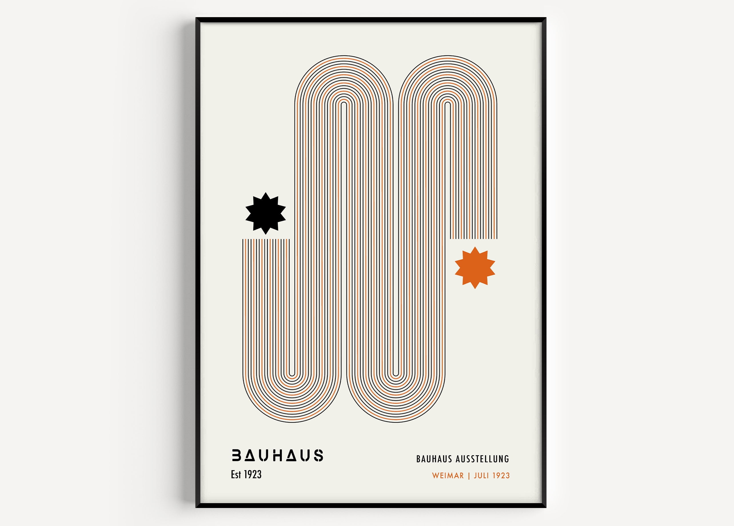 Poster Bauhaus Poster , Geometric Bauhaus Art Print, Mid Century Art ...