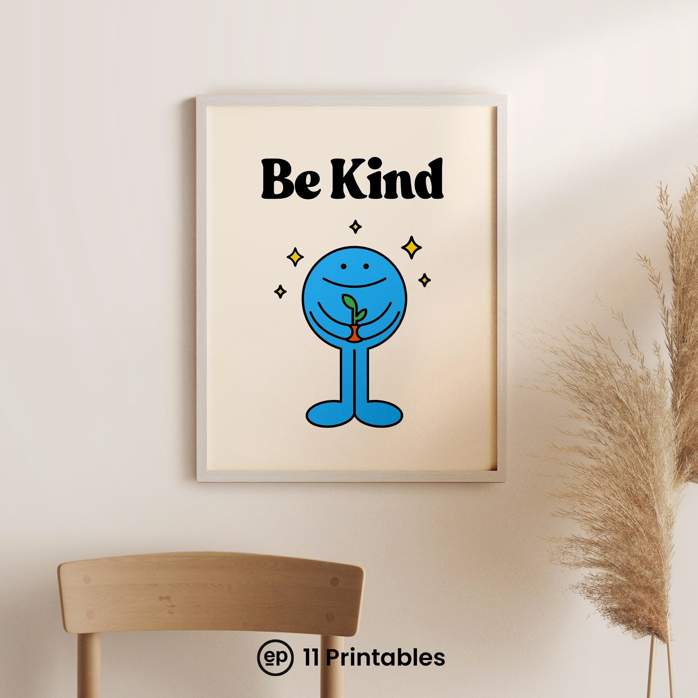 Poster Be Kind, Kind People Club, Be Kind Poster , Be Kind Wall Art, Be ...
