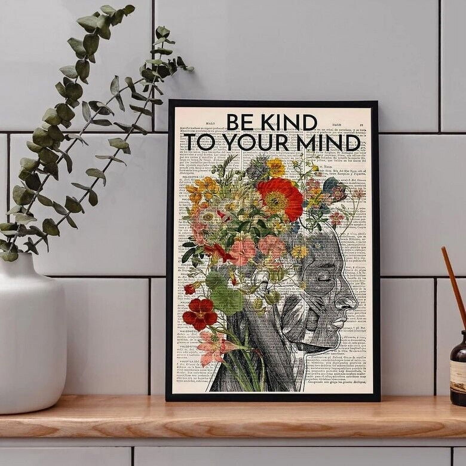 POSTER Be Kind To Your Mind Poster, Self Love Art, Self Care Awareness ...