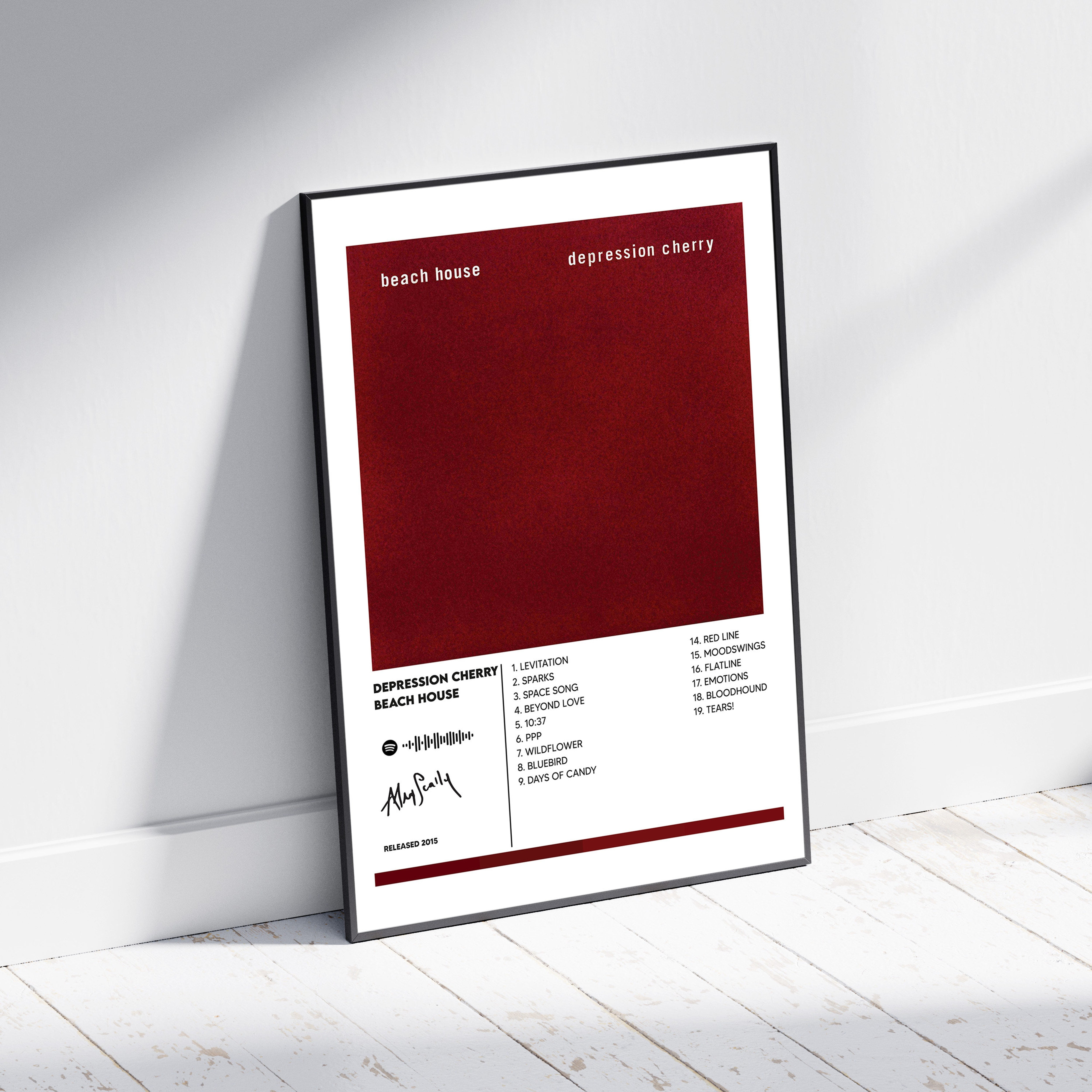 POSTER Beach House - Depression Cherry Album Poster / Album Cover ...