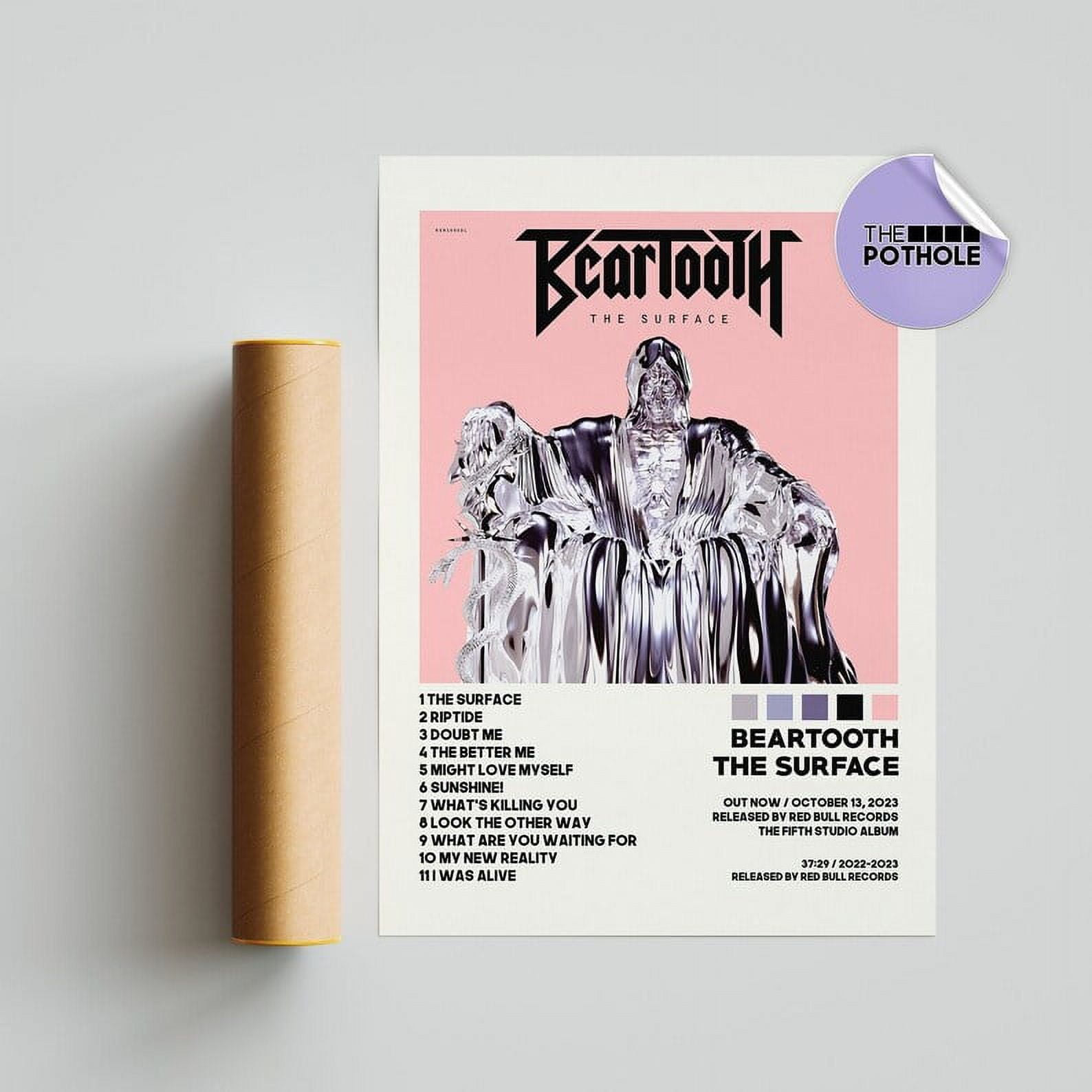 POSTER Beartooth Posters / The SurfacePoster / The Surface Tracklist ...