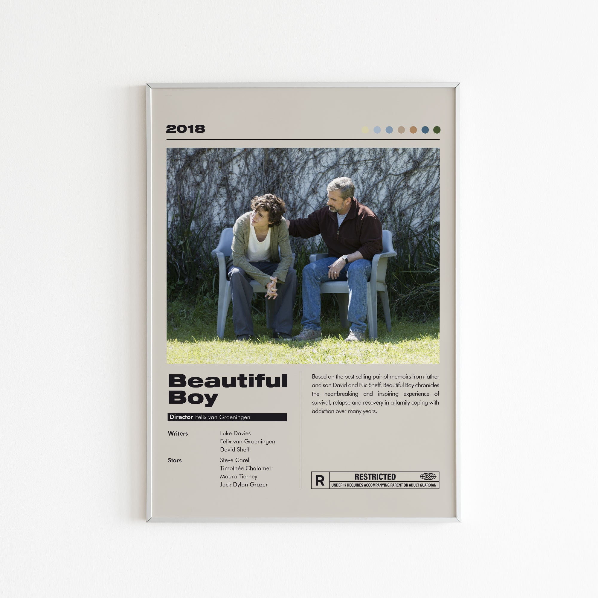 POSTER Beautiful Boy Movie Poster | Minimalist Movie Poster | TimothÃ©e Chalamet | Movie Print ...