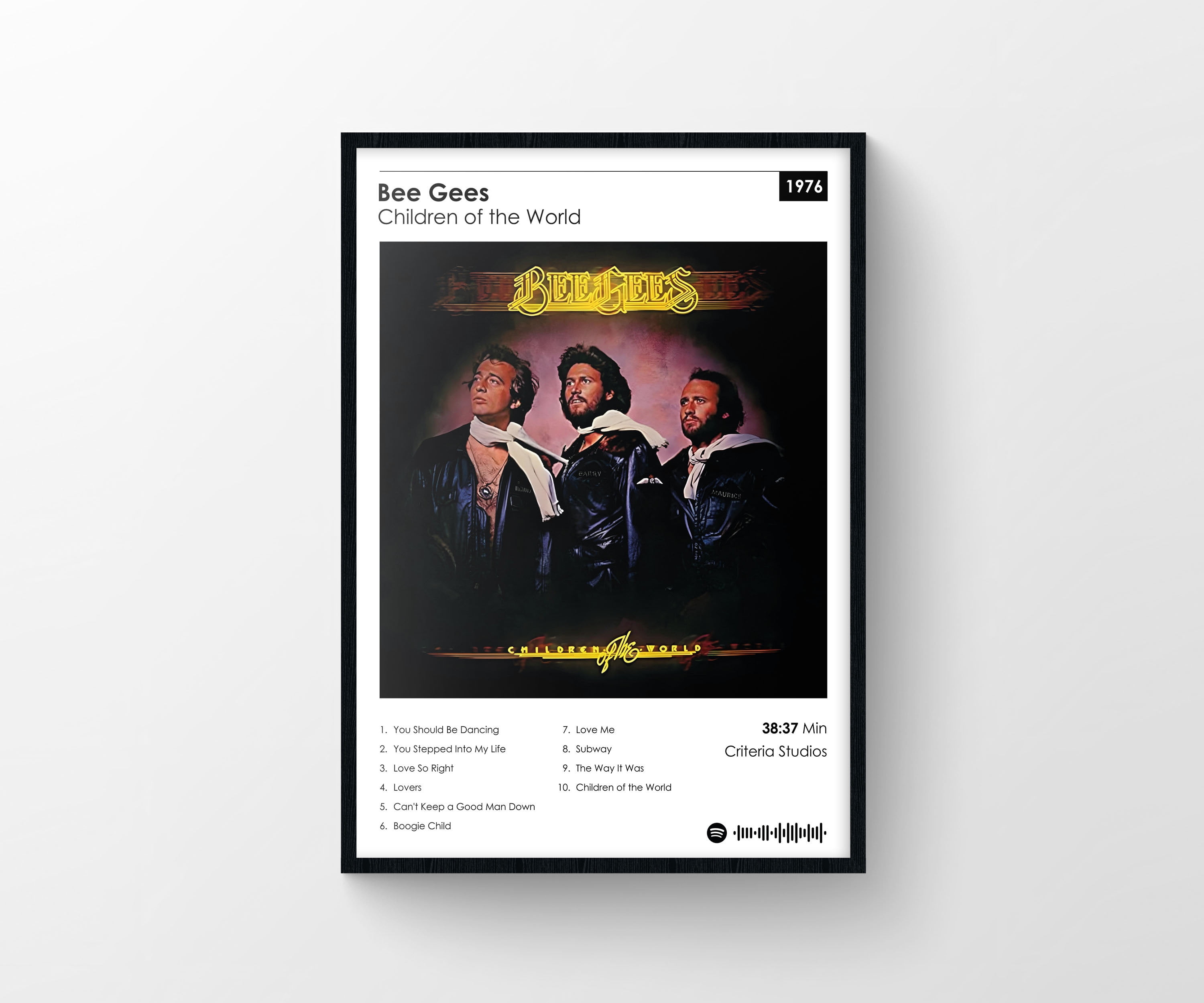 Poster Bee Gees Children of the World Album, Disco Harmony, Album Cover ...