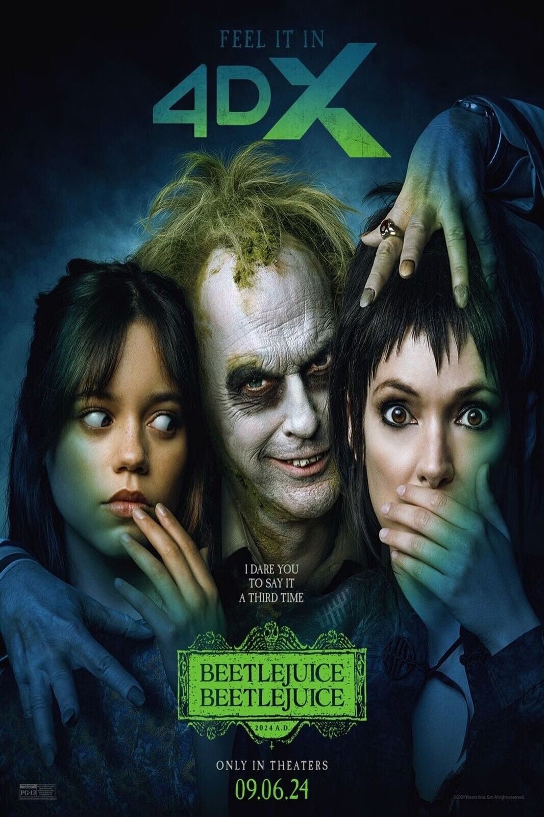POSTER Beetlejuice 2 4DX Jenna Ortega Poster-12x18-UNFRAMED - Walmart.com