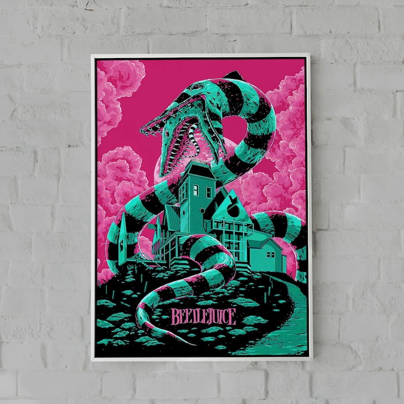 POSTER Beetlejuice Alternative Poster, Beetle Juice Room Decoration ...