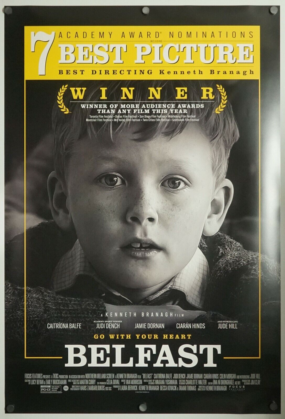 POSTER Belfast - original DS movie poster - AWARDS Style 2021-24x36 ...