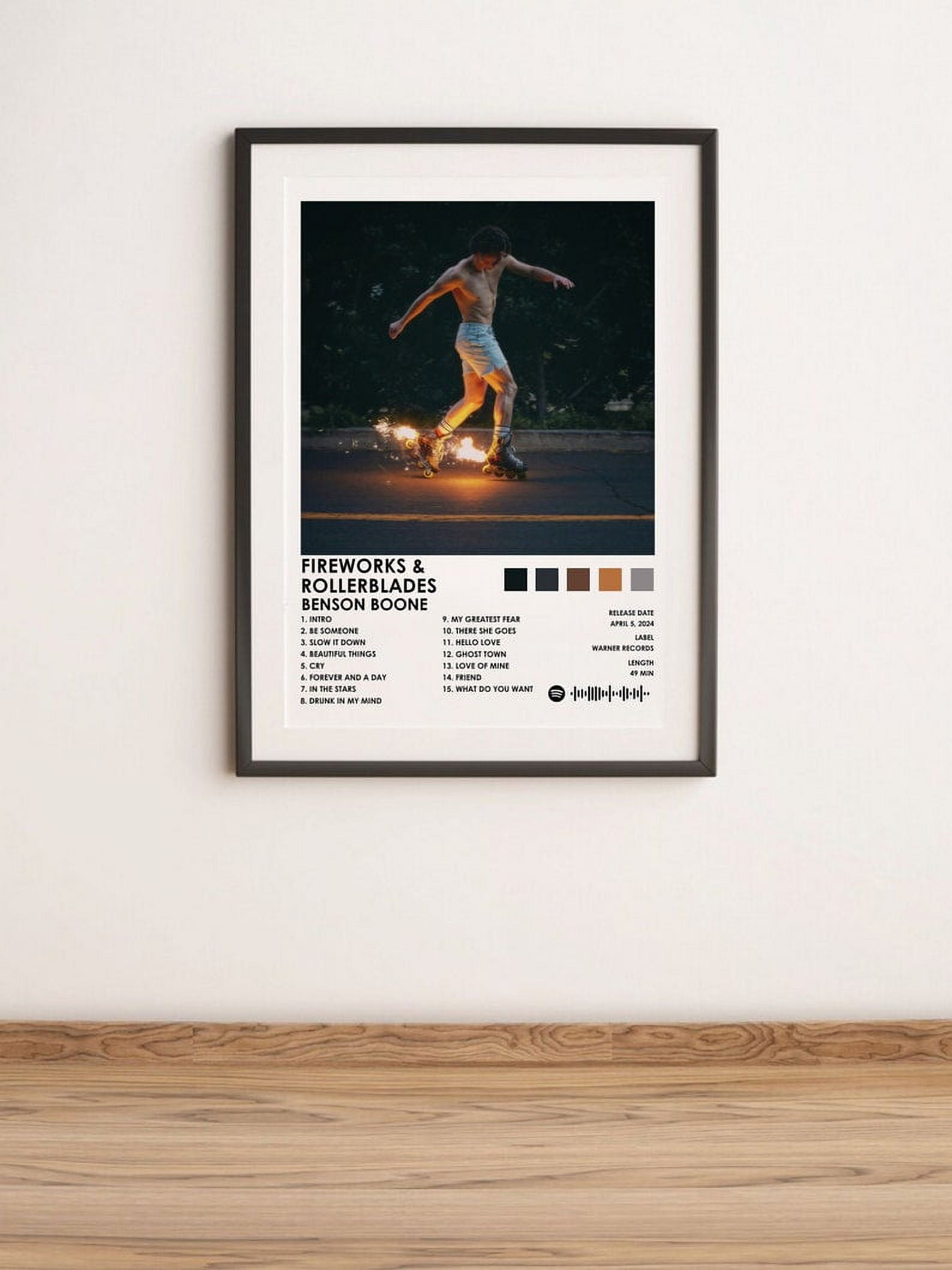 POSTER Benson Boone | Fireworks & Rollerblades | Benson Boone Album ... POSTER Benson Boone | Fireworks & Rollerblades | Benson Boone Album ...