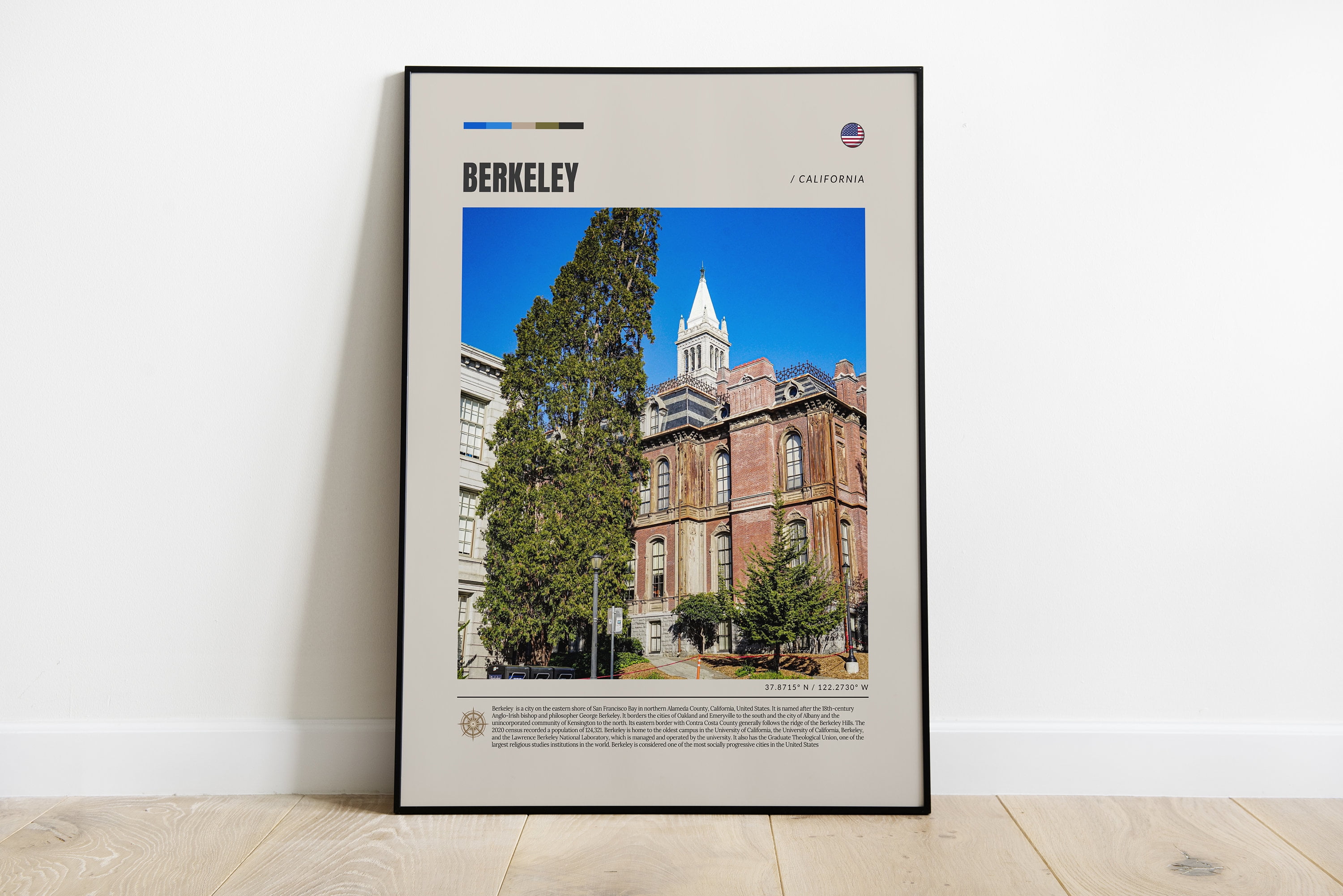 POSTER Berkeley Poster, California Print, Berkeley Photo, Travel Poster ...