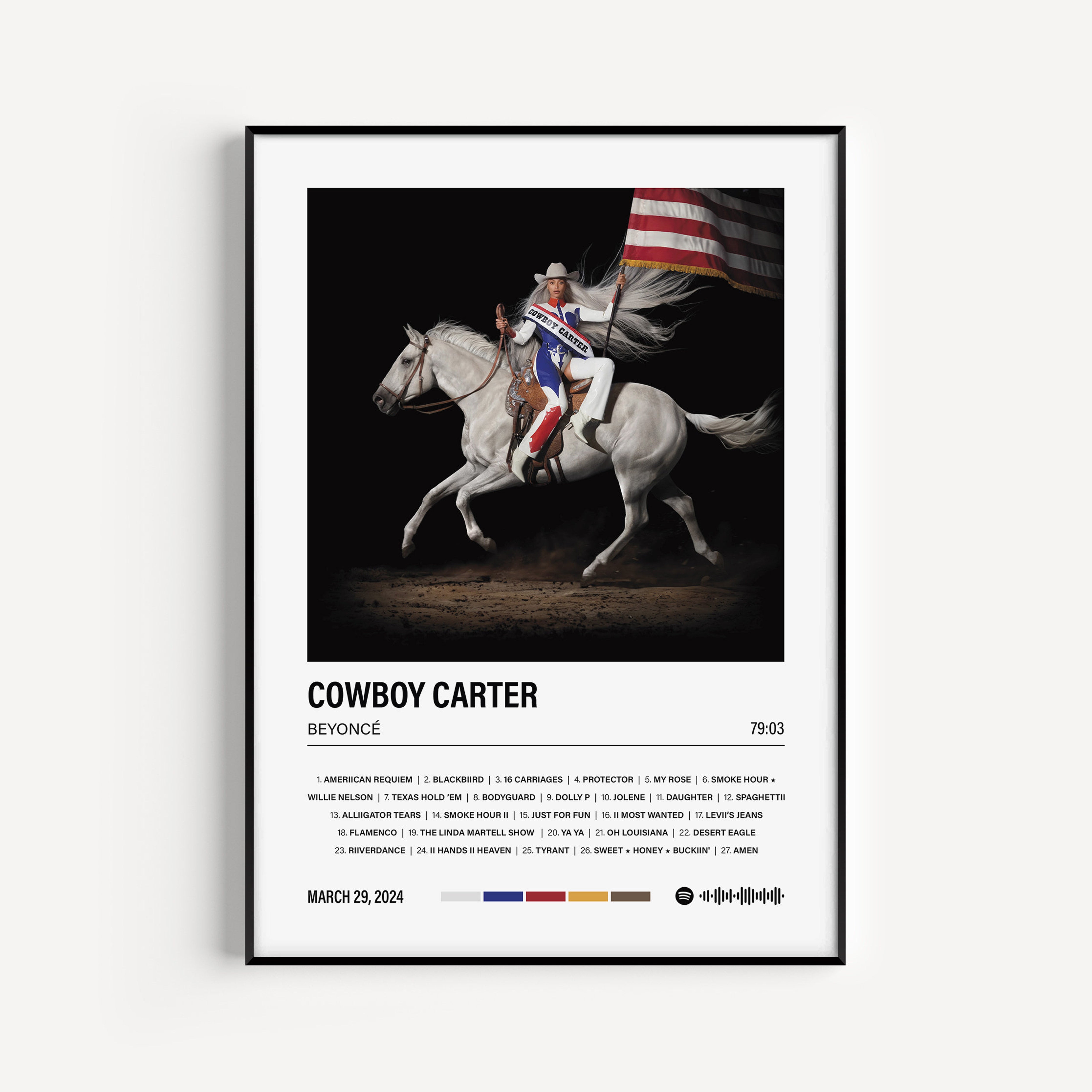 POSTER BeyoncÃ© | Cowboy Carter | Cowboy Carter Tracklist | BeyoncÃ ...