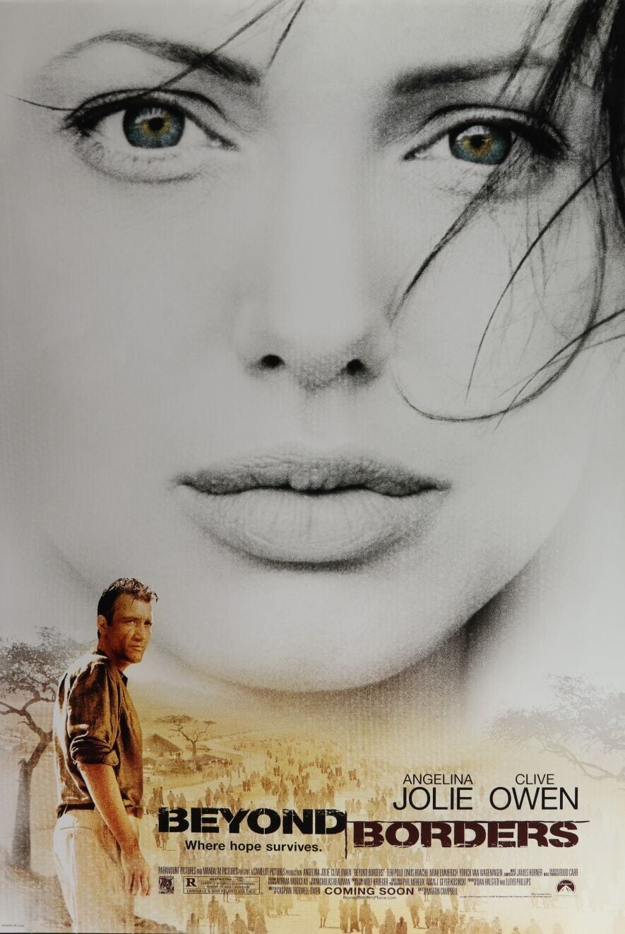 POSTER Beyond Borders - original DS movie poster - 2003 Angelina Jolie ...