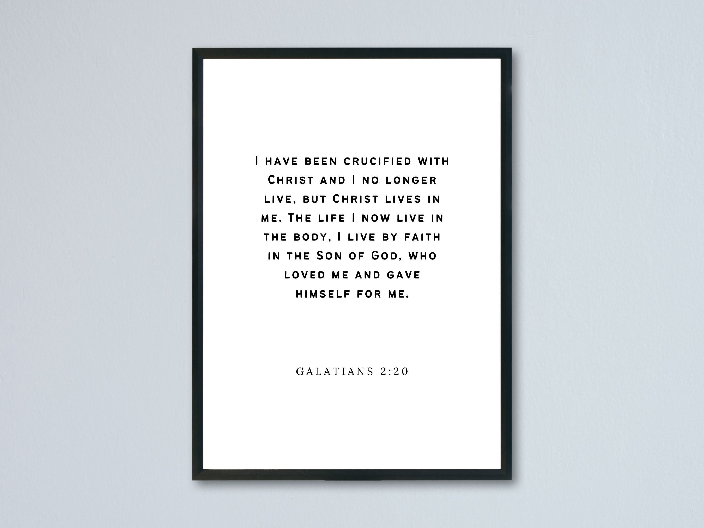 POSTER Bible Verse Wall Art, Bible Verse Print, Christian Wall Art ...