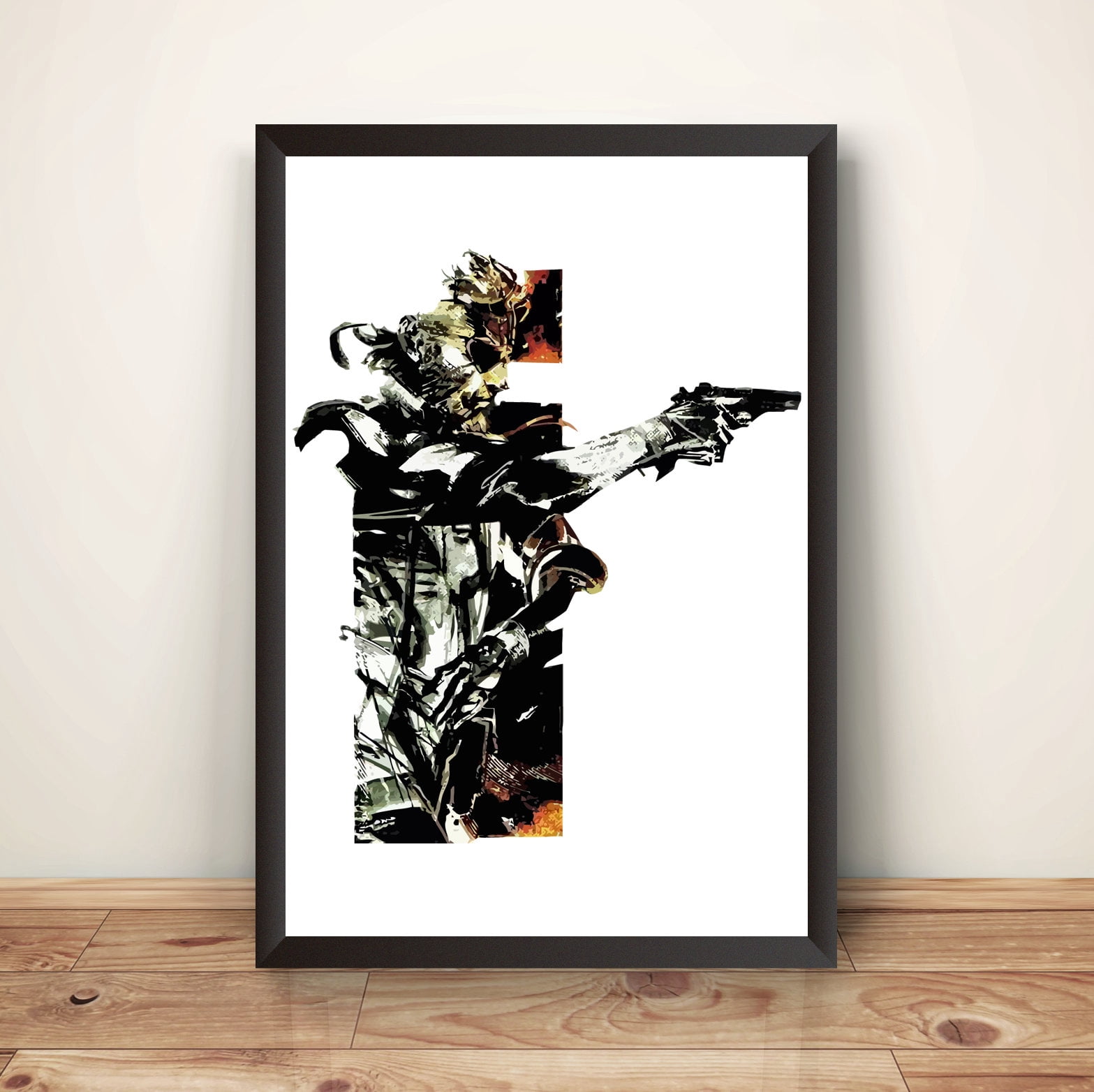 POSTER Big Boss With Gun MGS Premium Poster-UNFRAMED - Walmart.com