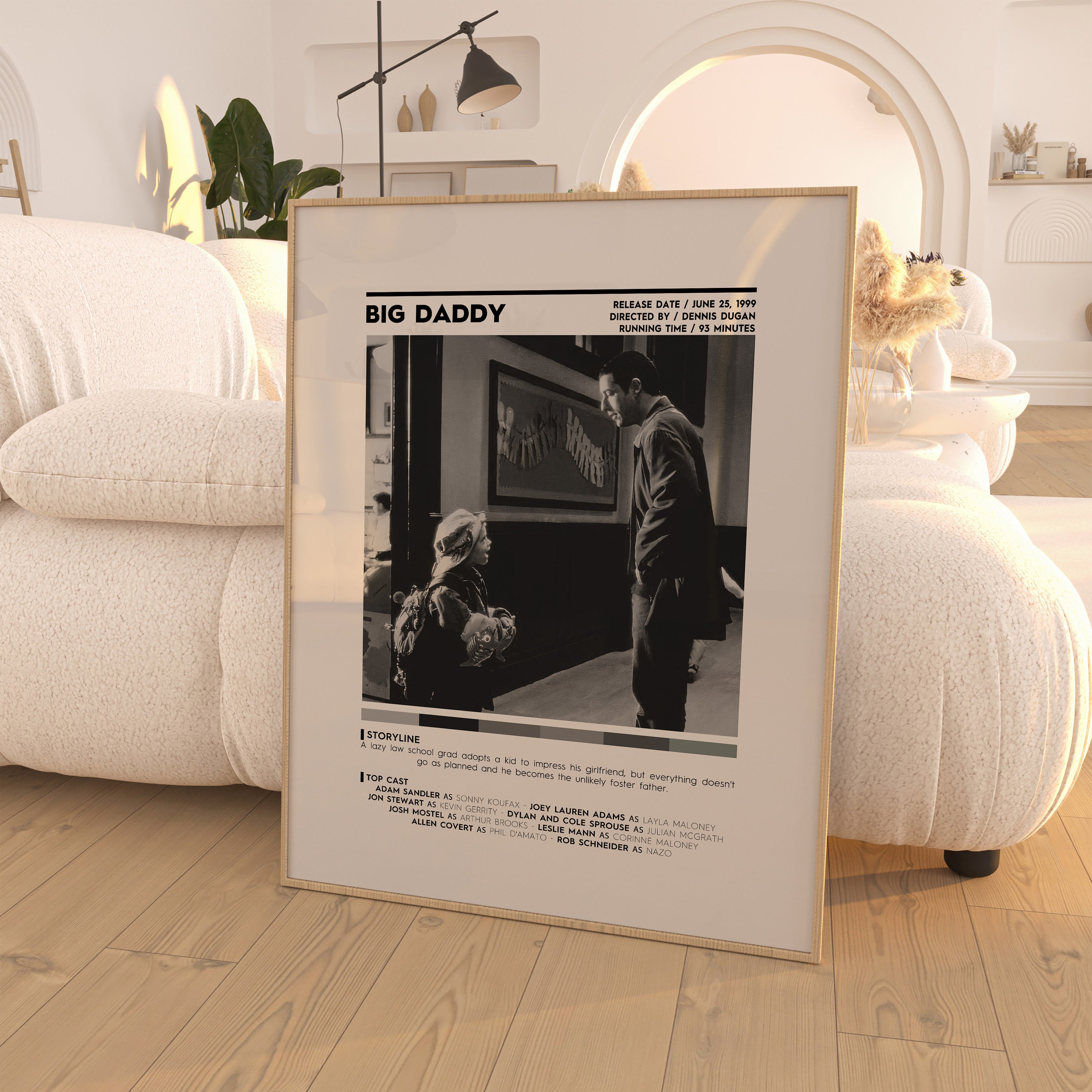 POSTER Big Daddy (1999) Poster, for s, Movie Poster, Poster Print Wall Art, Poster, Home Decor ...