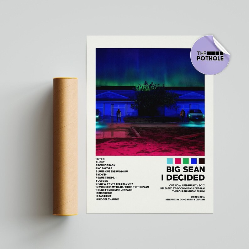 POSTER Big Sean Posters / I decided Poster / Big Sean, I decided ...