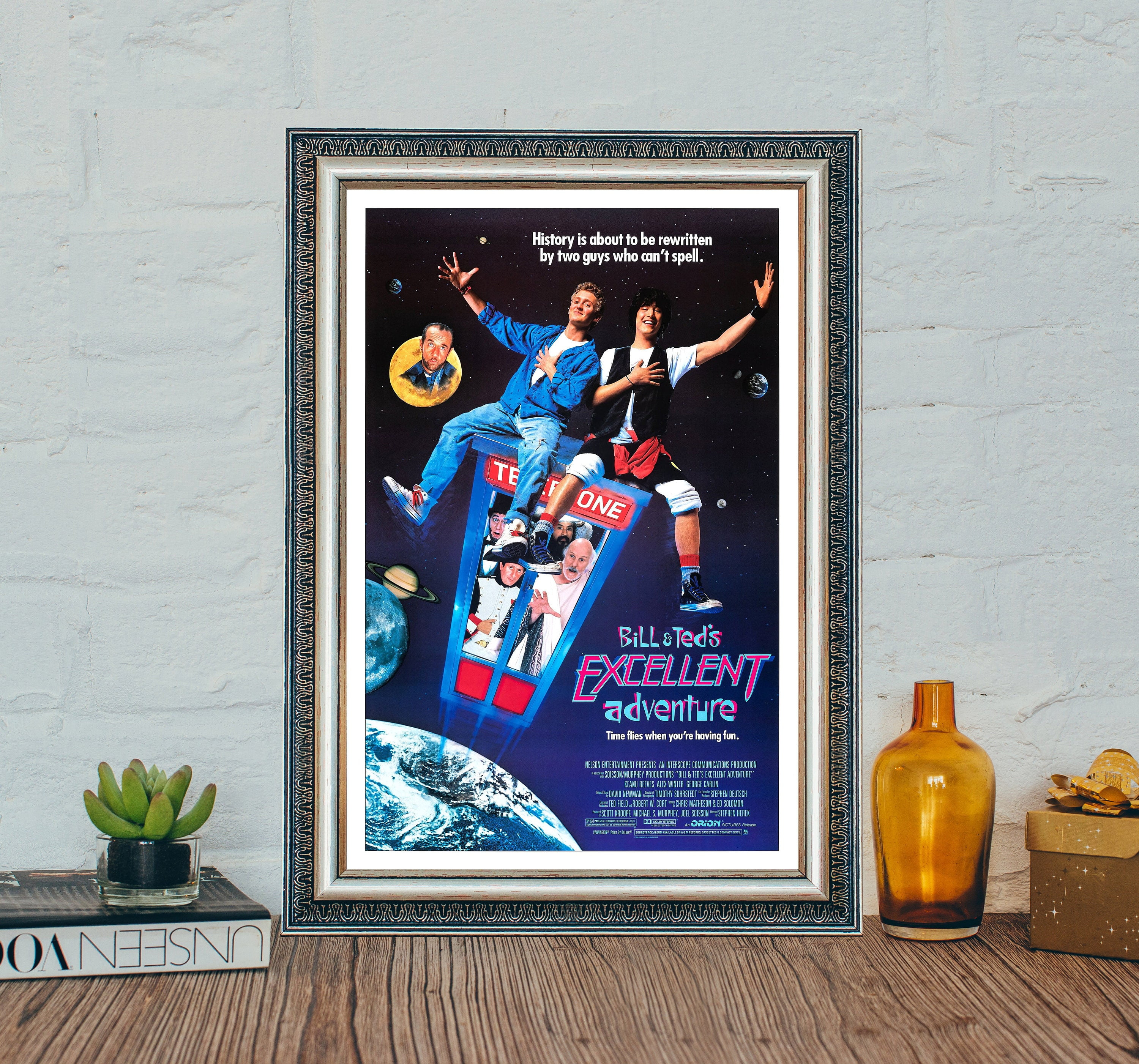 POSTER Bill & Ted's Excellent Adventure (1989) Movie Poster, Classic ...