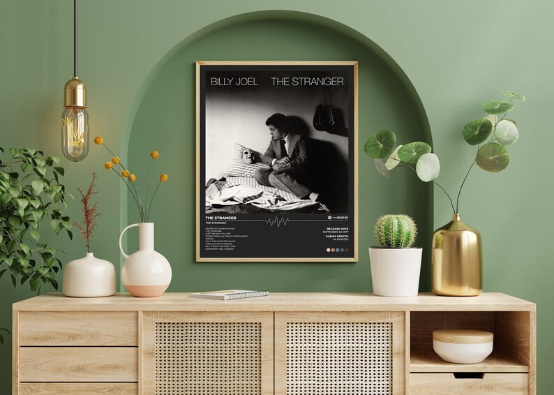 POSTER Billy Joel Poster | The Stranger Album | Album Cover Poster ...