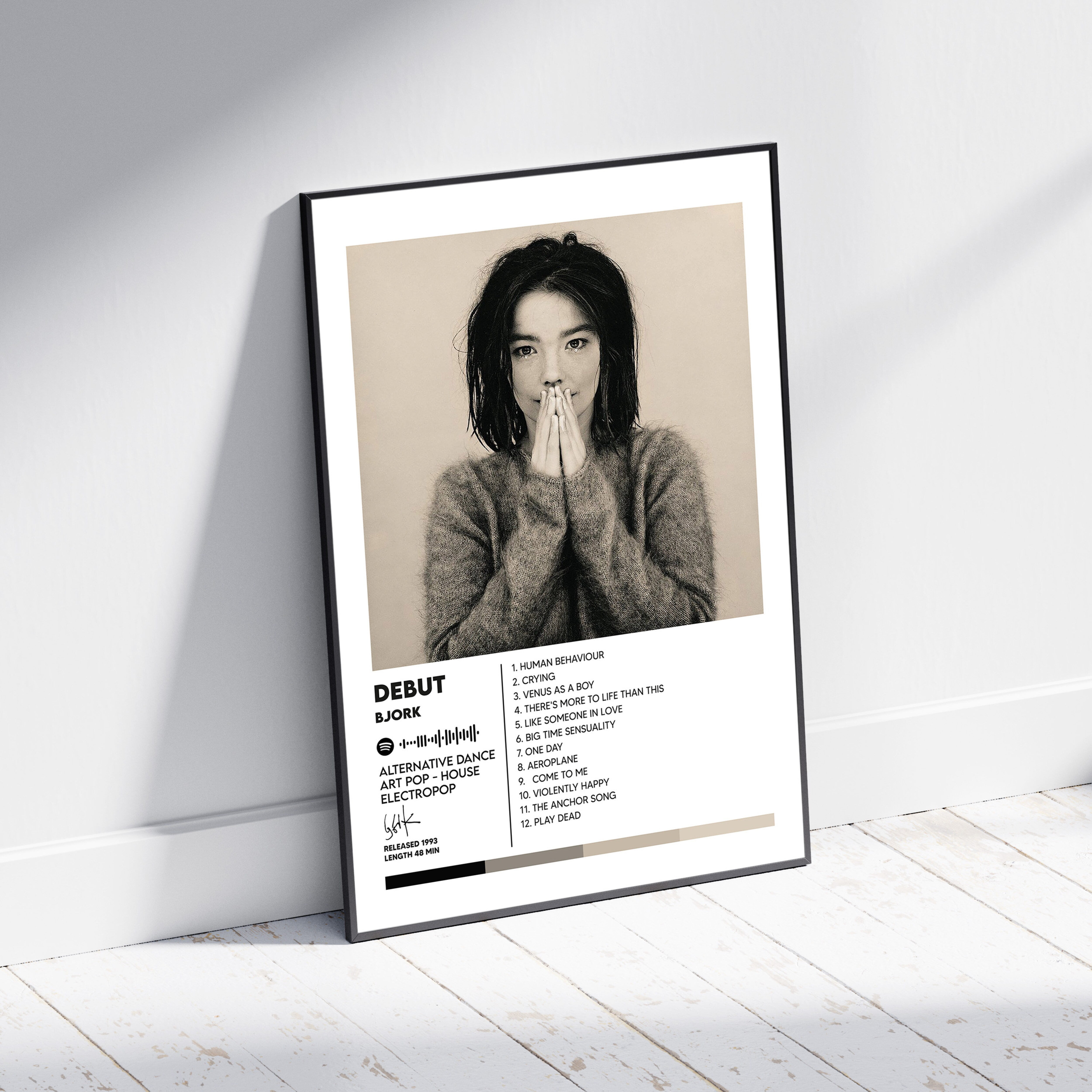 POSTER Bjork Debut Album Cover Poster, Vintage Bjork Poster, Bjork ...