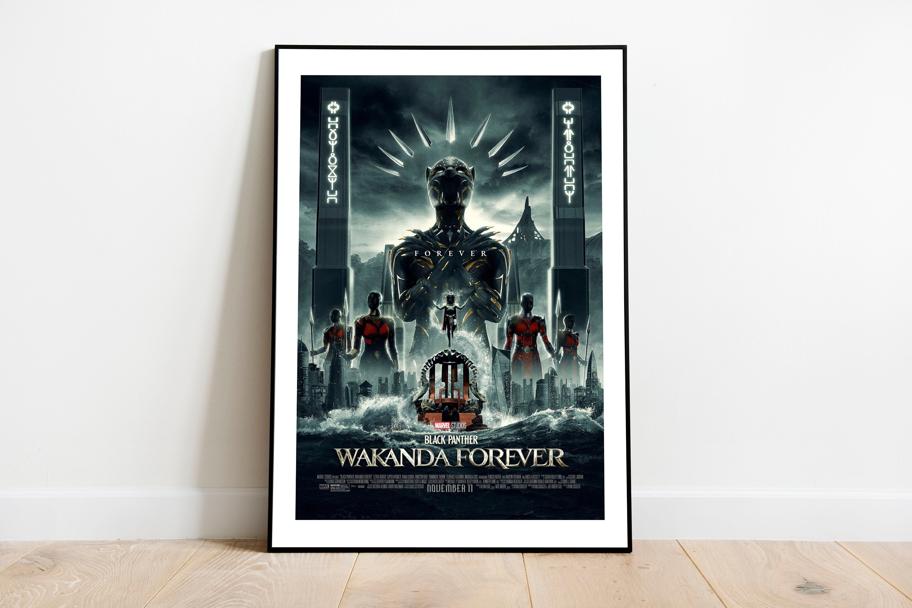 POSTER Black Panther: Wakanda Forever Poster, Marvel Movie Poster, Wall ...