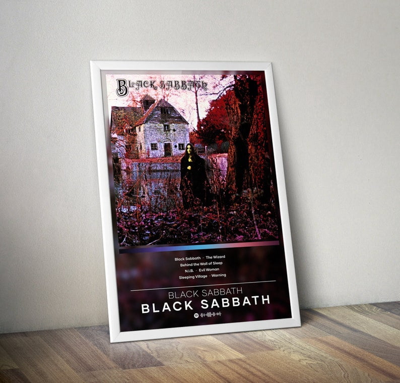 POSTER Black Sabbath Poster Print | Black Sabbath Poster | Album Poster ...